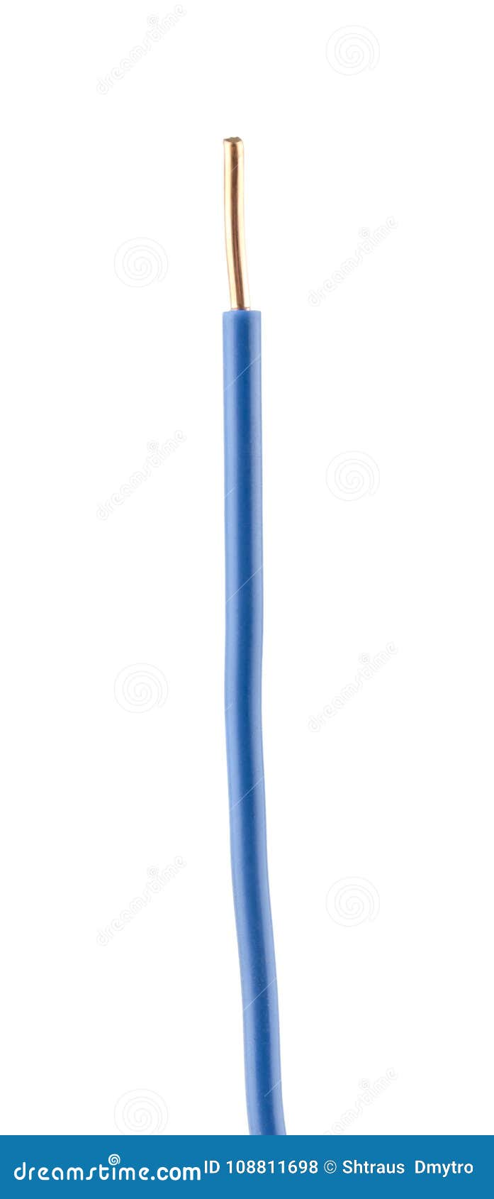 Wire isolated on white stock photo. Image of abstract - 108811698