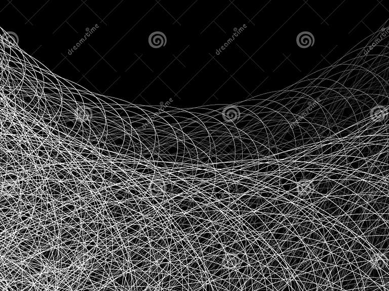 Wire and Line Illustration_2 Stock Illustration - Illustration of ...