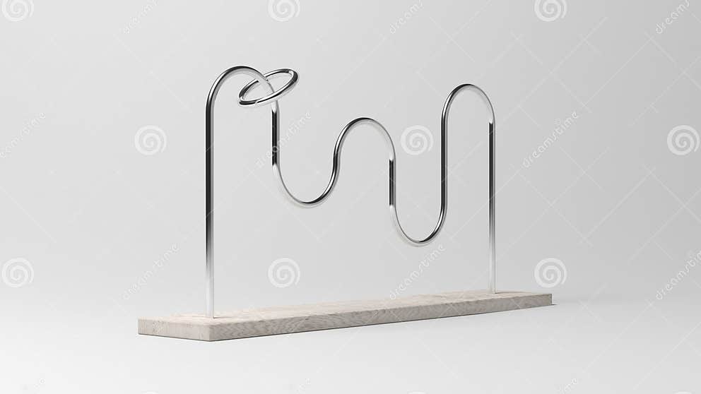 Wire Loop Game. Buzz. Isolated Stock Illustration - Illustration of ...