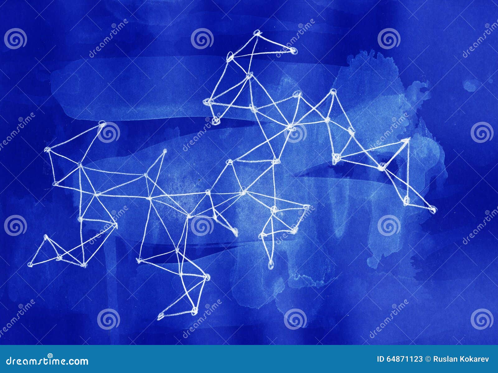 Wire Map. stock illustration. Illustration of scratch - 64871123