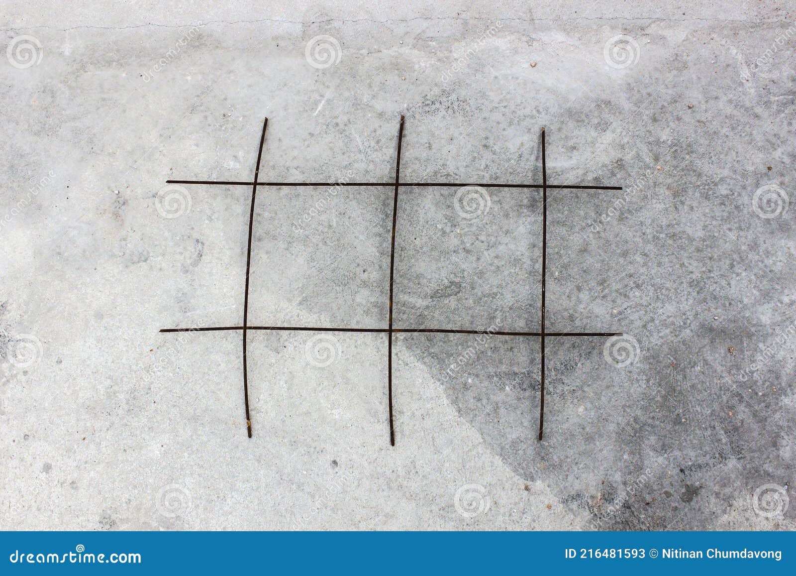 Wire Mesh Concrete Reinforcing Steel Used in Construction.Rust on a ...