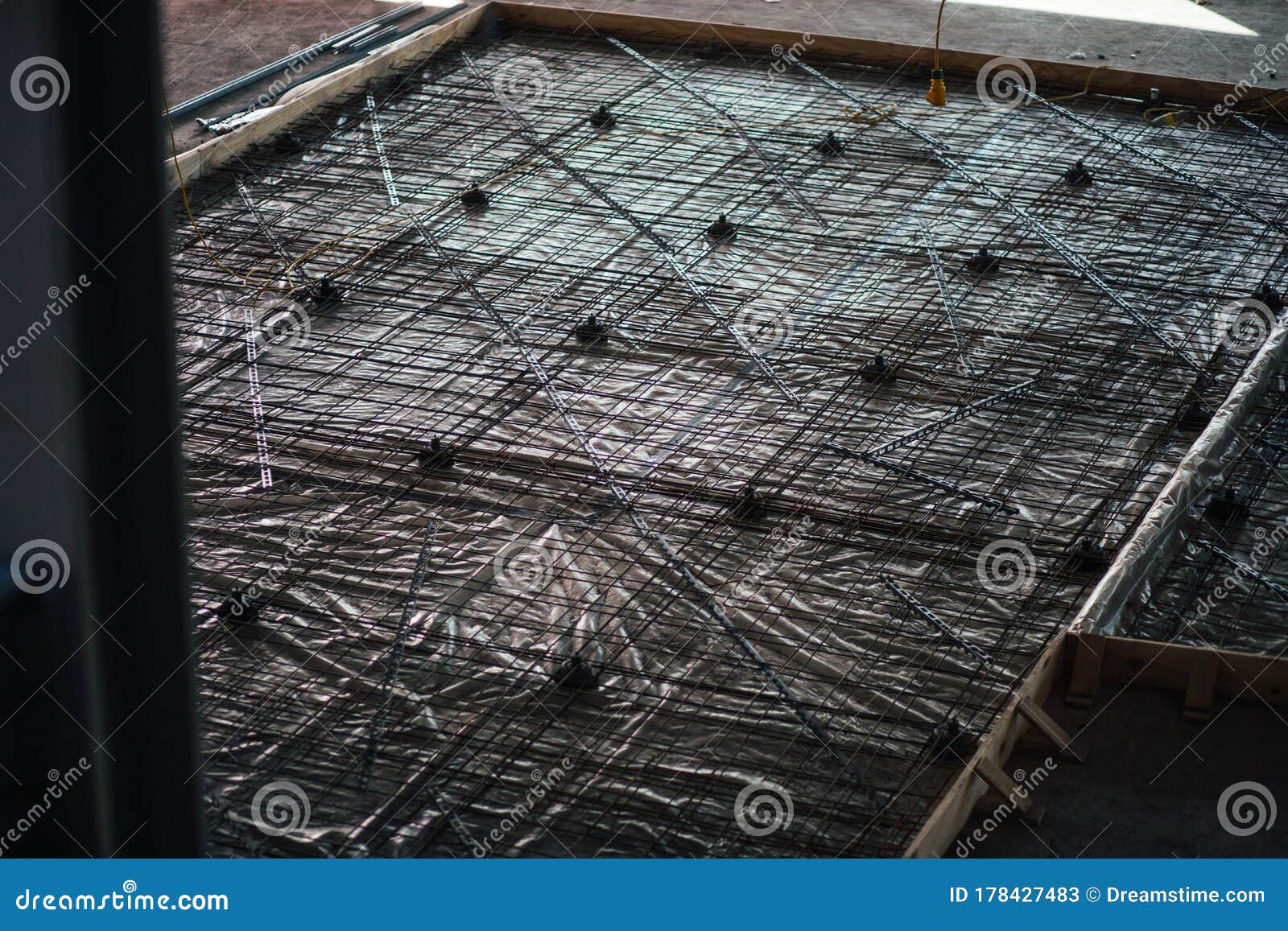 Wire Mesh in low light stock image. Image of steel, industrial - 178427483