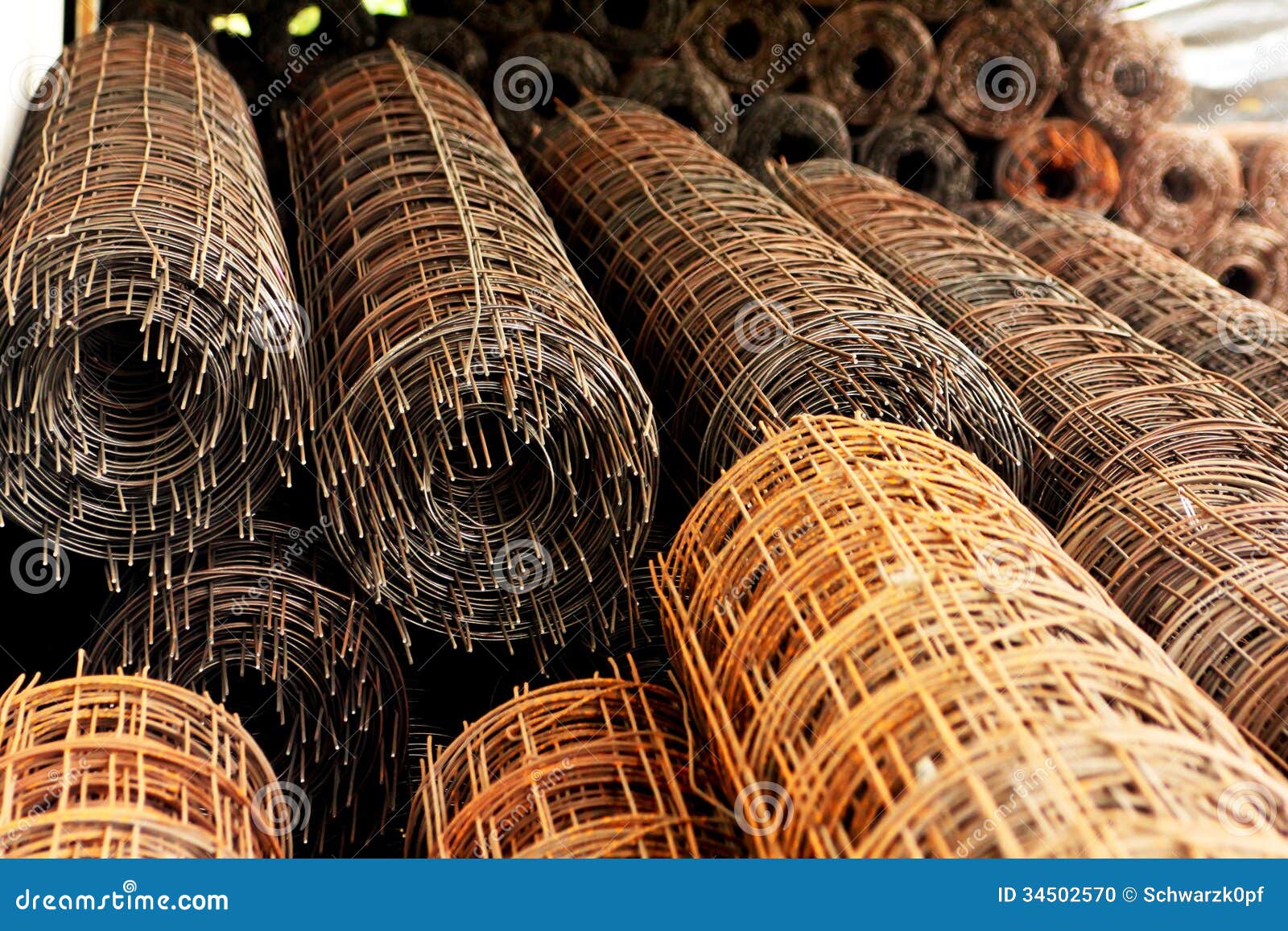 Wire mesh stock photo. Image of material, rust, pile - 34502570