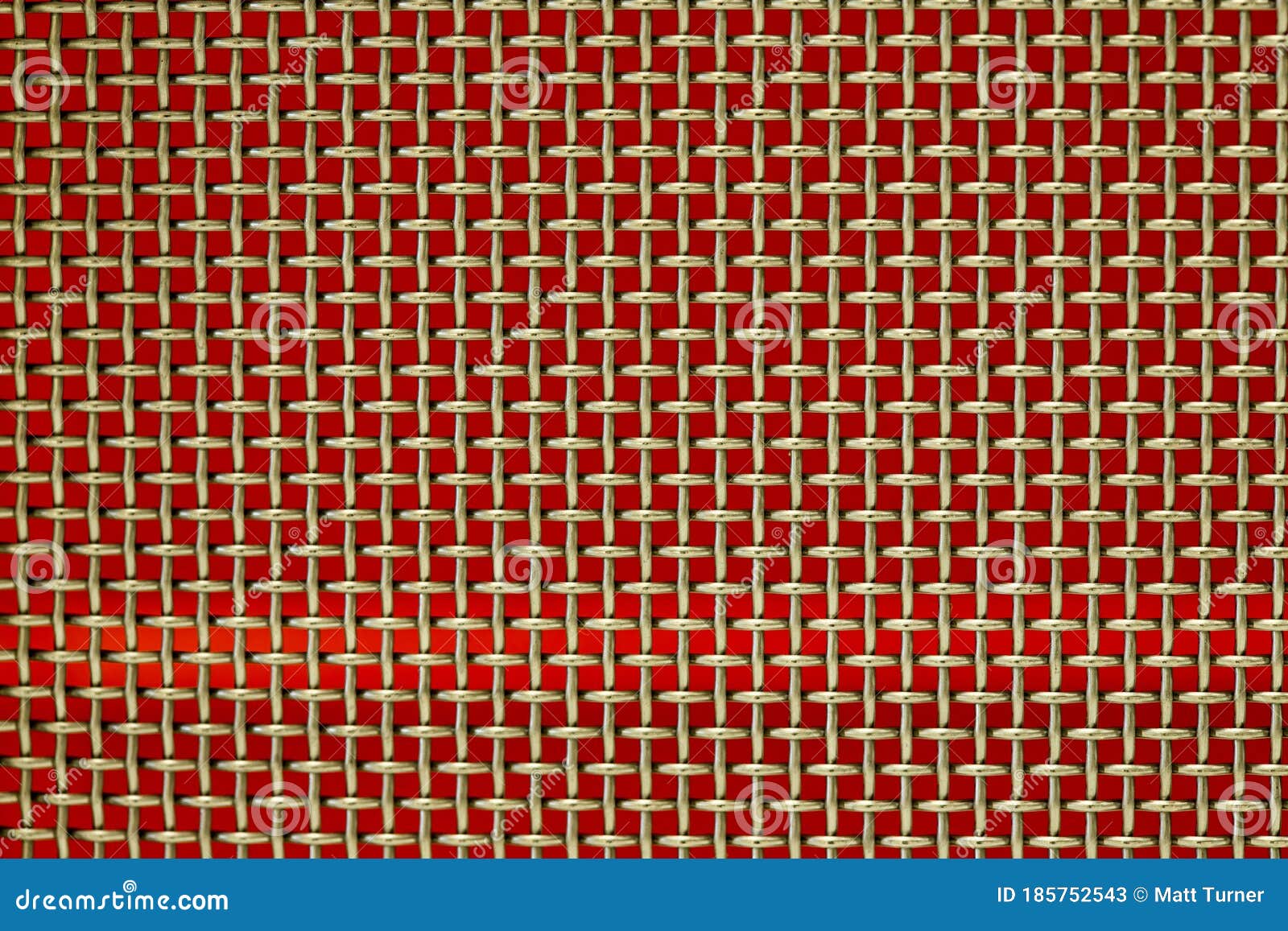Woven Wire Mesh with a Red Background. Computer Desktop. Stock Image ...