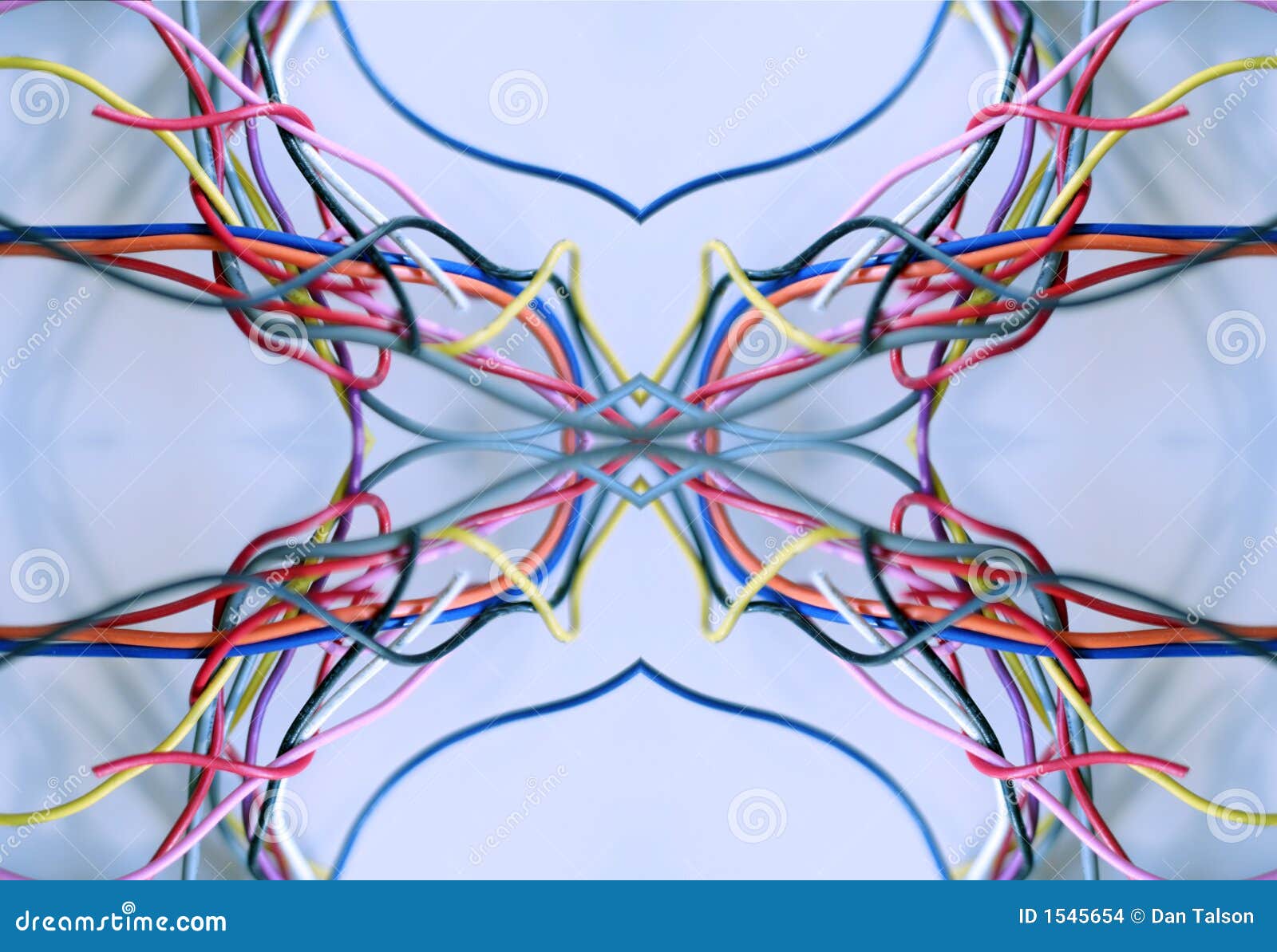 Wire mess stock photo. Image of plug, mess, bundled, reflection - 1545654