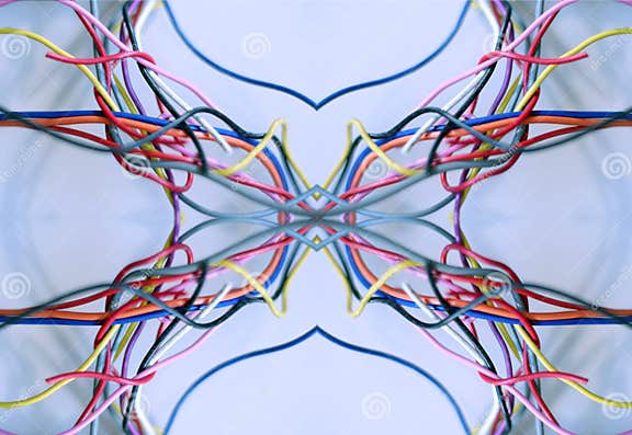 Wire mess stock photo. Image of plug, mess, bundled, reflection - 1545654