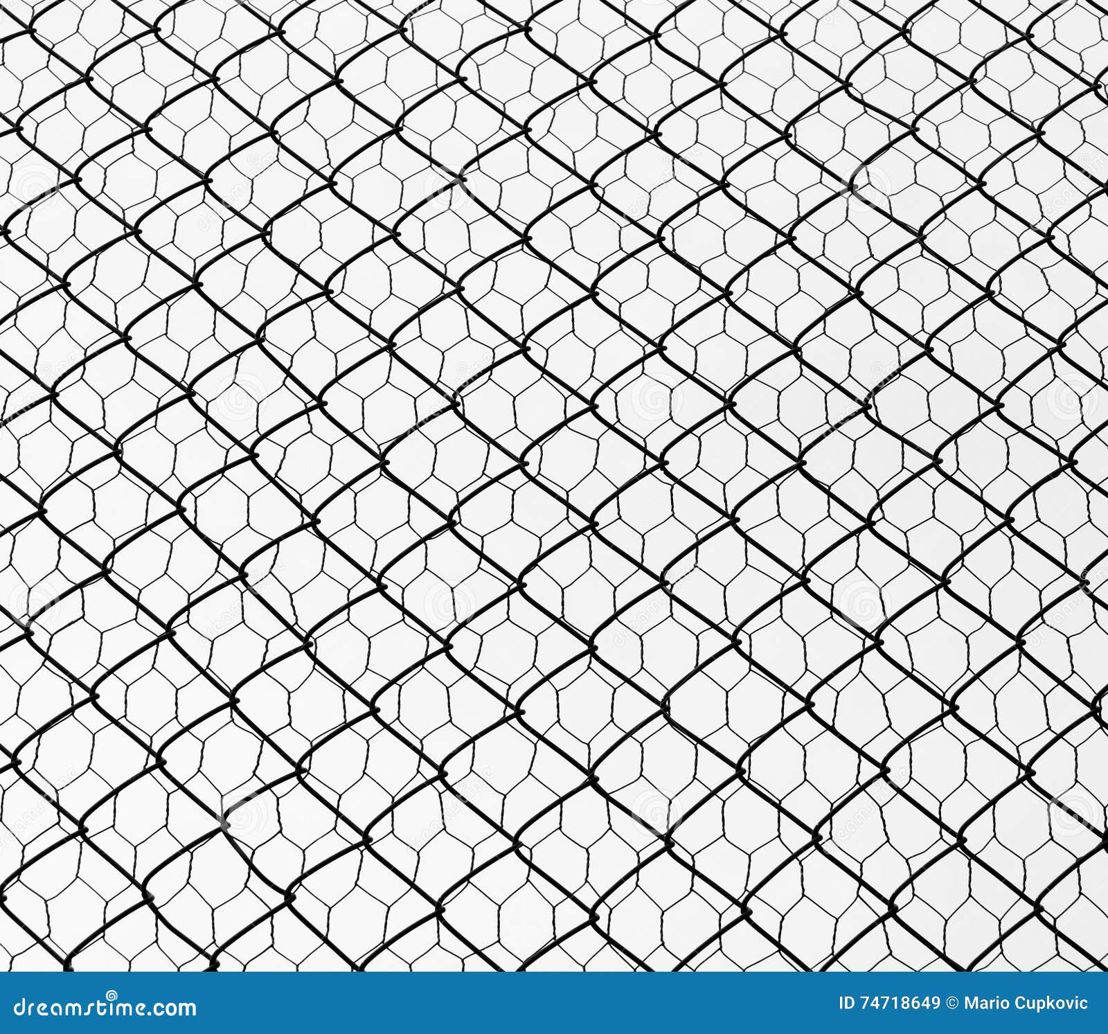 Wire stock image. Image of fence, abstract, chain, empty - 74718649