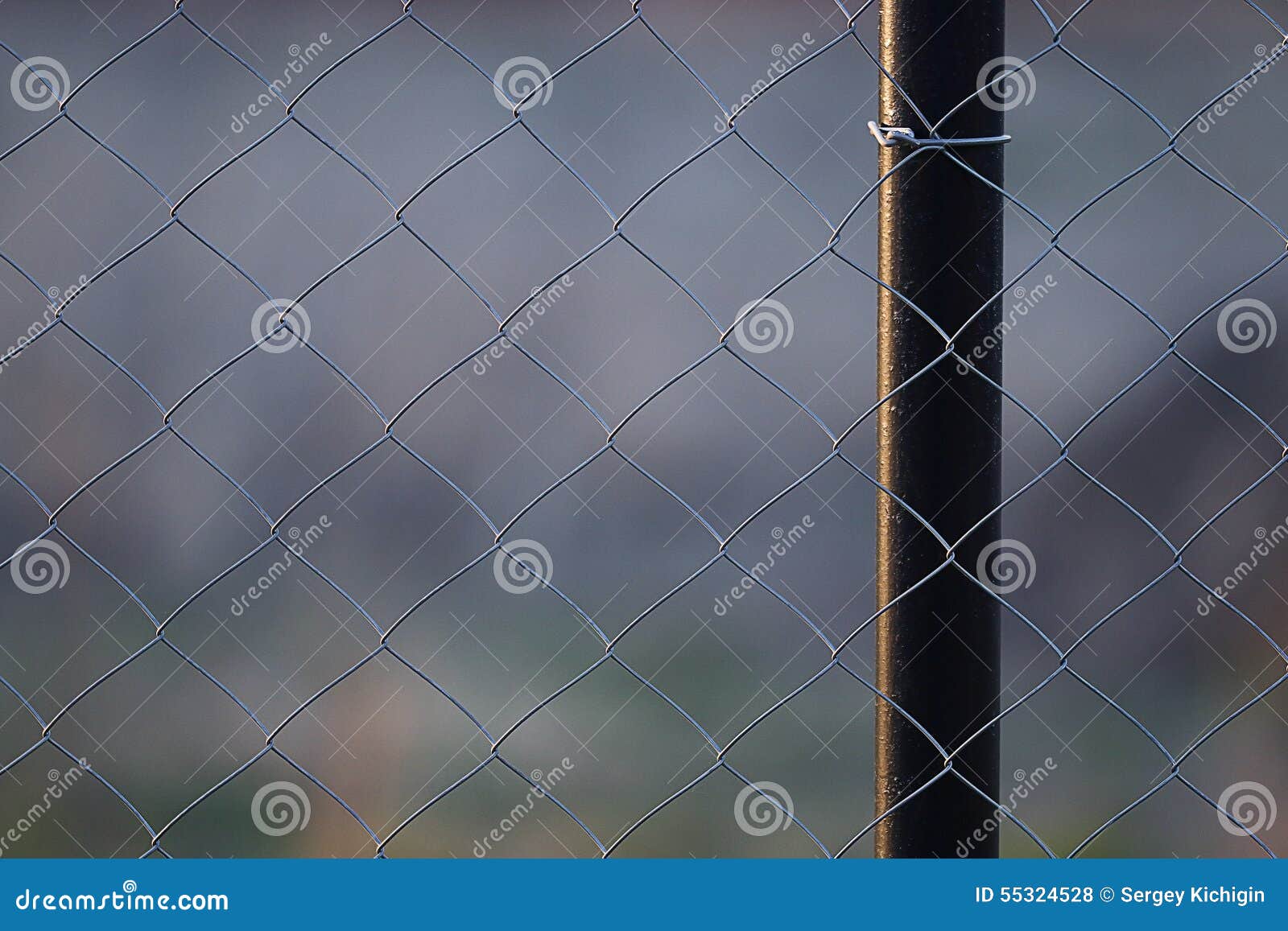 Wire metal netting fence stock photo. Image of iron, fence - 55324528