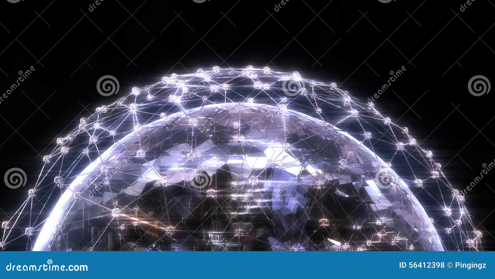 Wire network Diamond stock photo. Image of connection - 56412398
