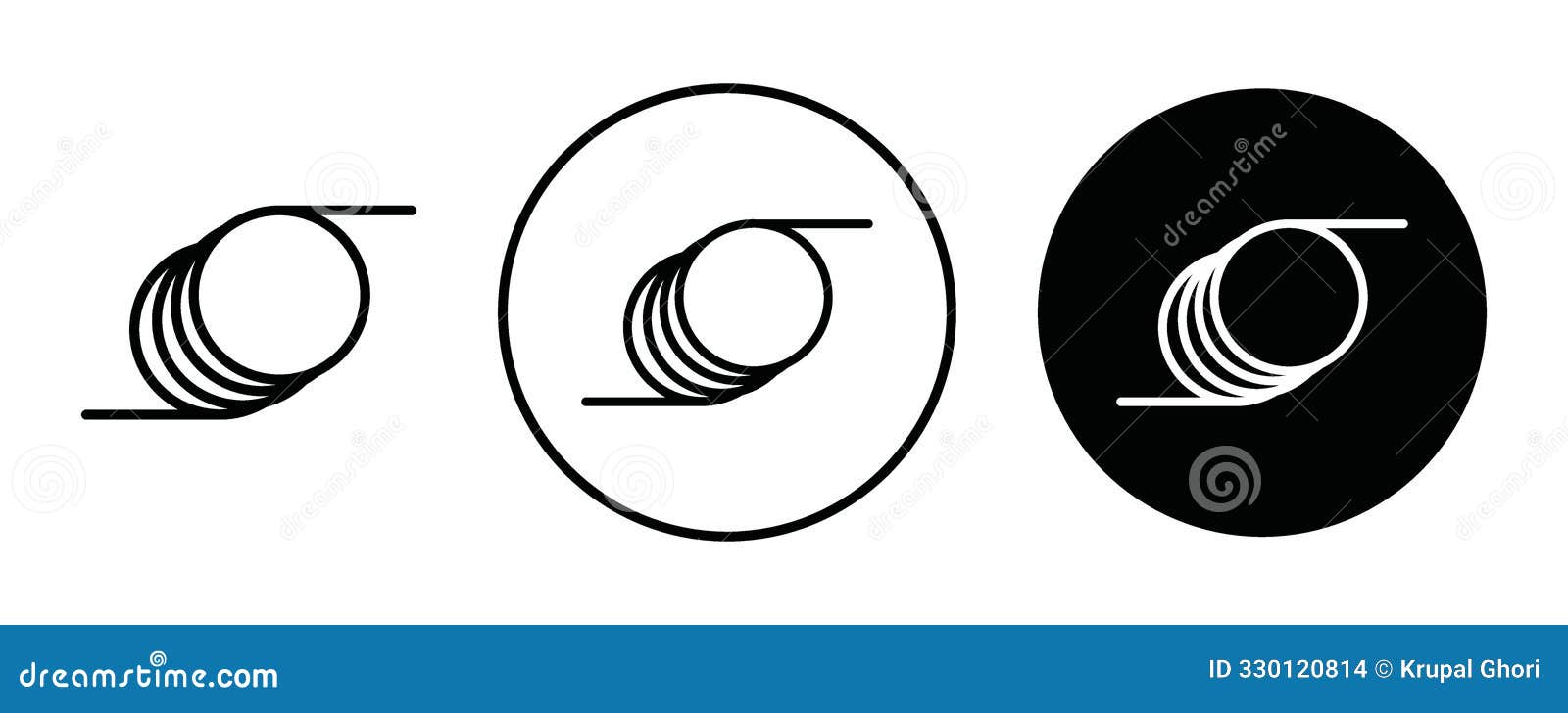 Wire Outline Icon Collection or Set. Wire Thin Vector Line Art Stock ...