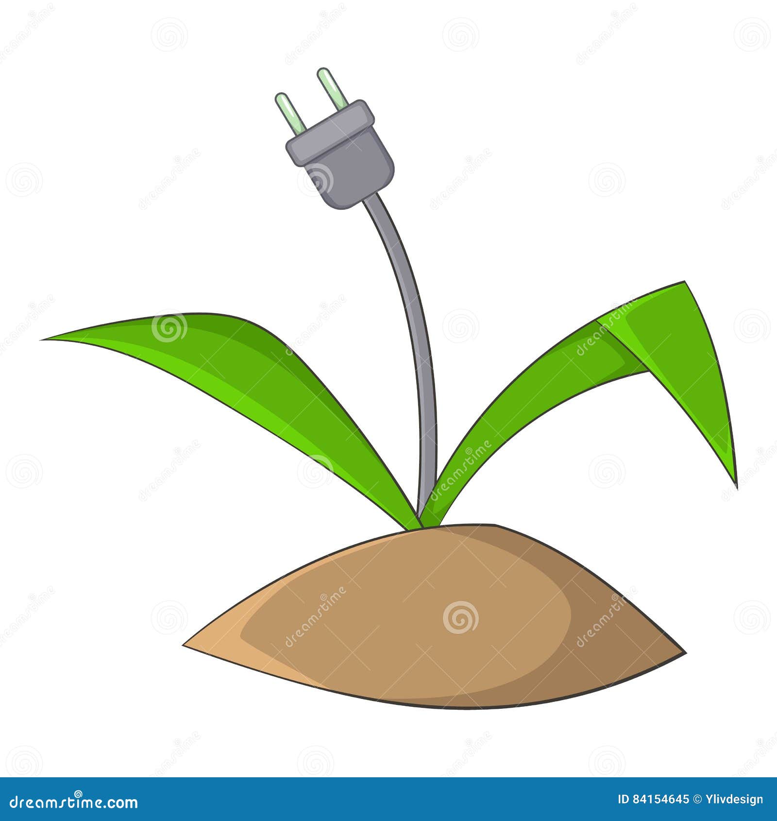 Wire Plug Icon, Cartoon Style Stock Vector - Illustration of house ...