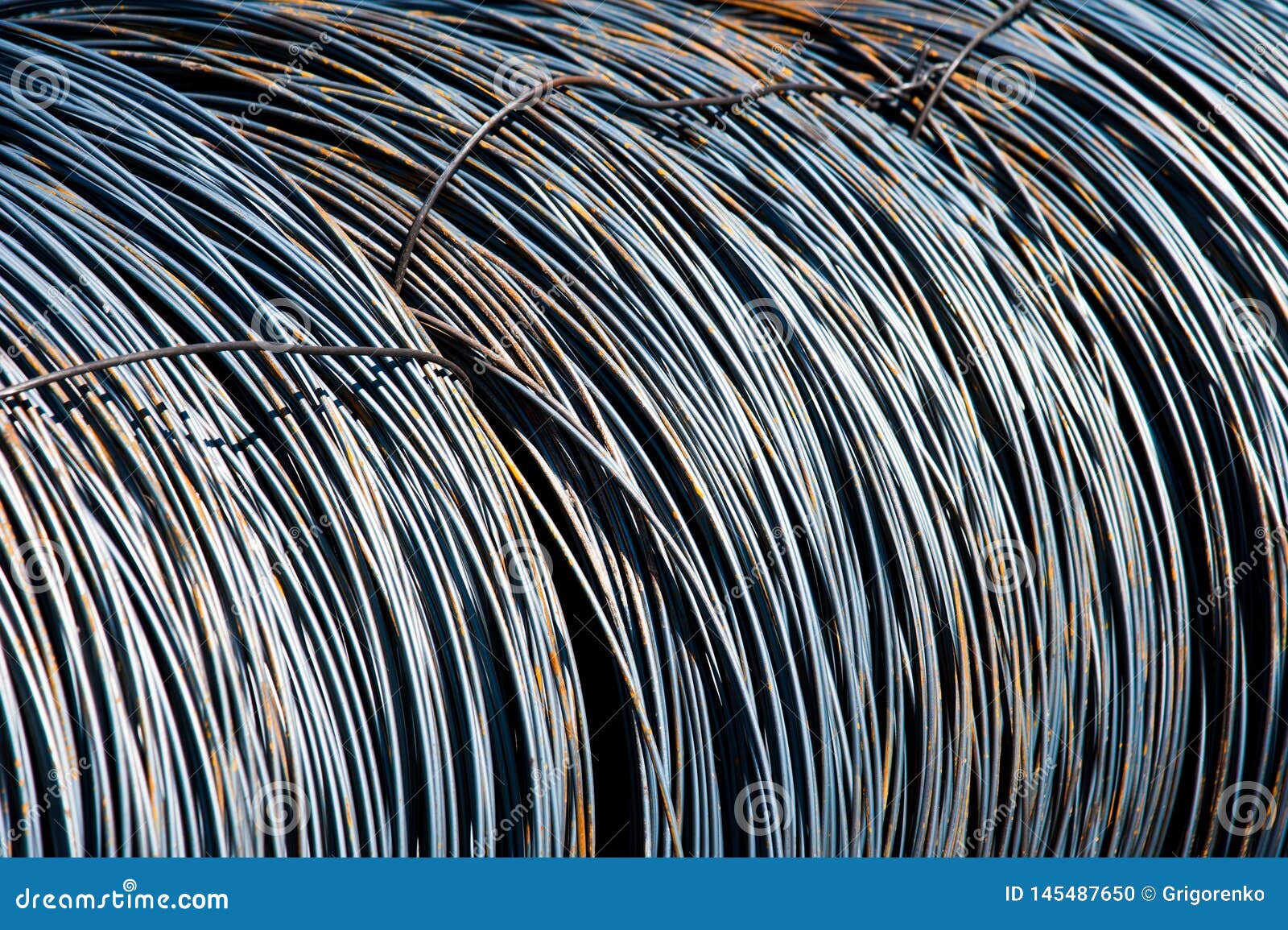Wire production plant stock photo. Image of cable, manufacture - 145487650