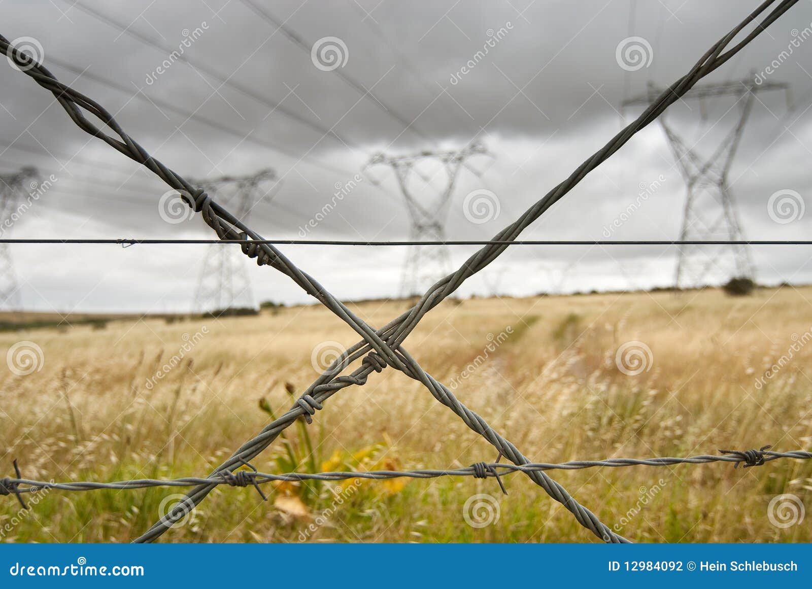 Wire and pylons stock photo. Image of lines, cables, electrical - 12984092
