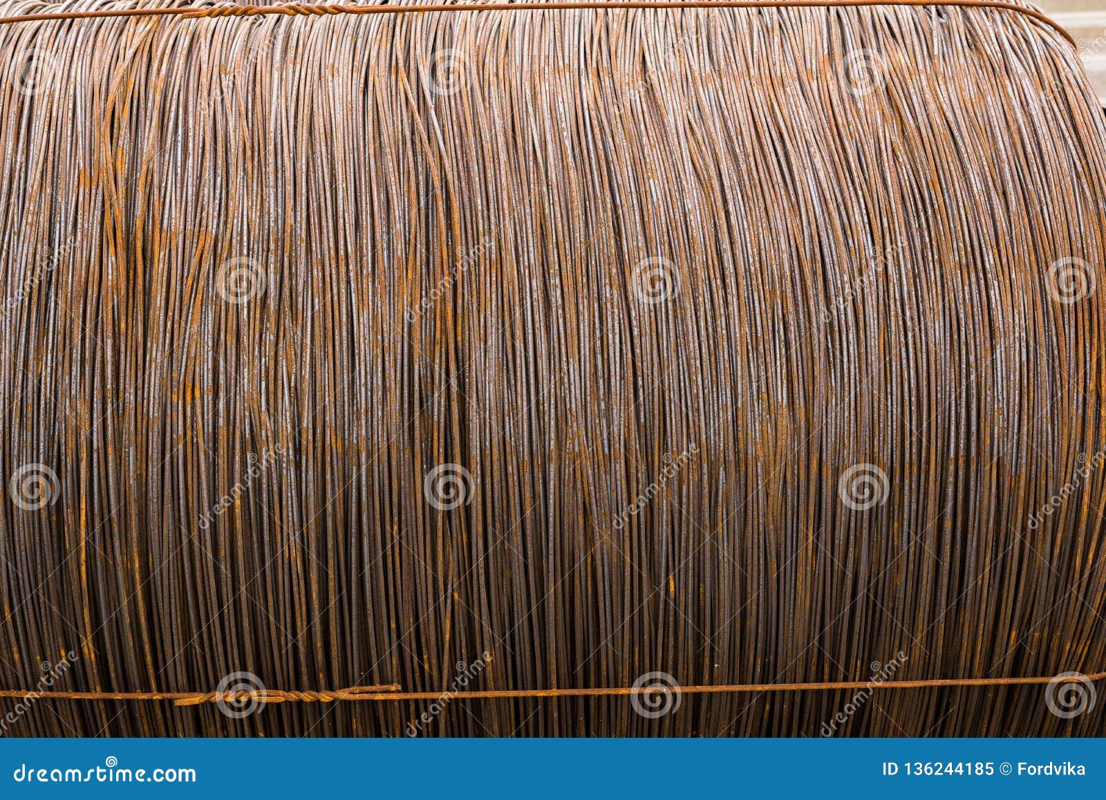 Wire rod in coil, stock image. Image of machine, roll - 136244185
