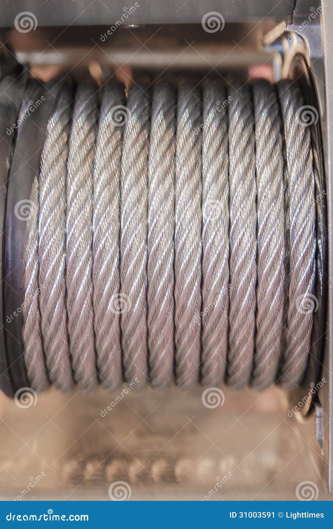 Wire Rope stock image. Image of braid, fiber, metal, industry - 31003591