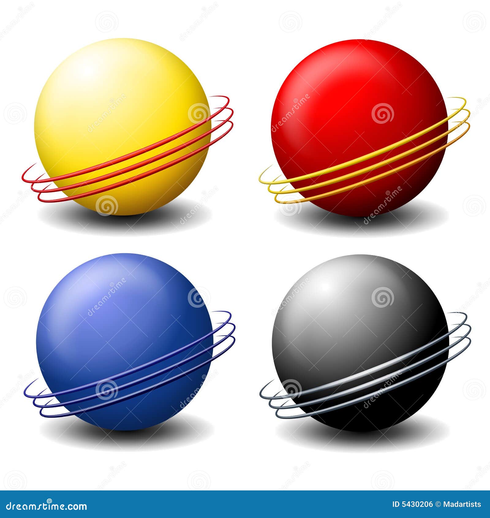 Wire Saturn Spheres Logos stock illustration. Illustration of smooth ...