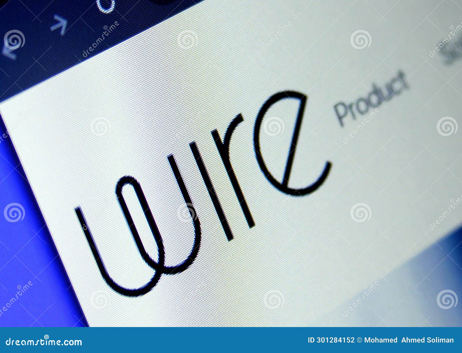 Wire Secure Messenger editorial photography. Image of media - 301284152