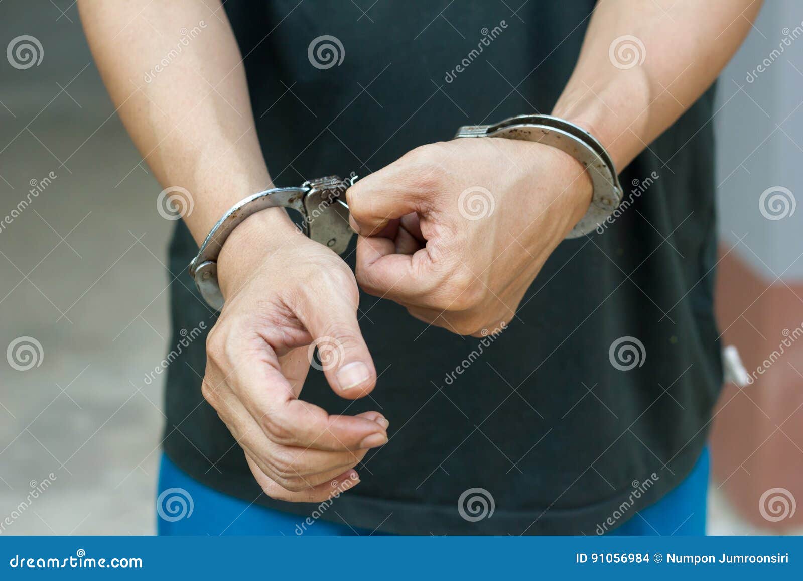 Wire shackle stock photo. Image of male, crime, prisoner - 91056984