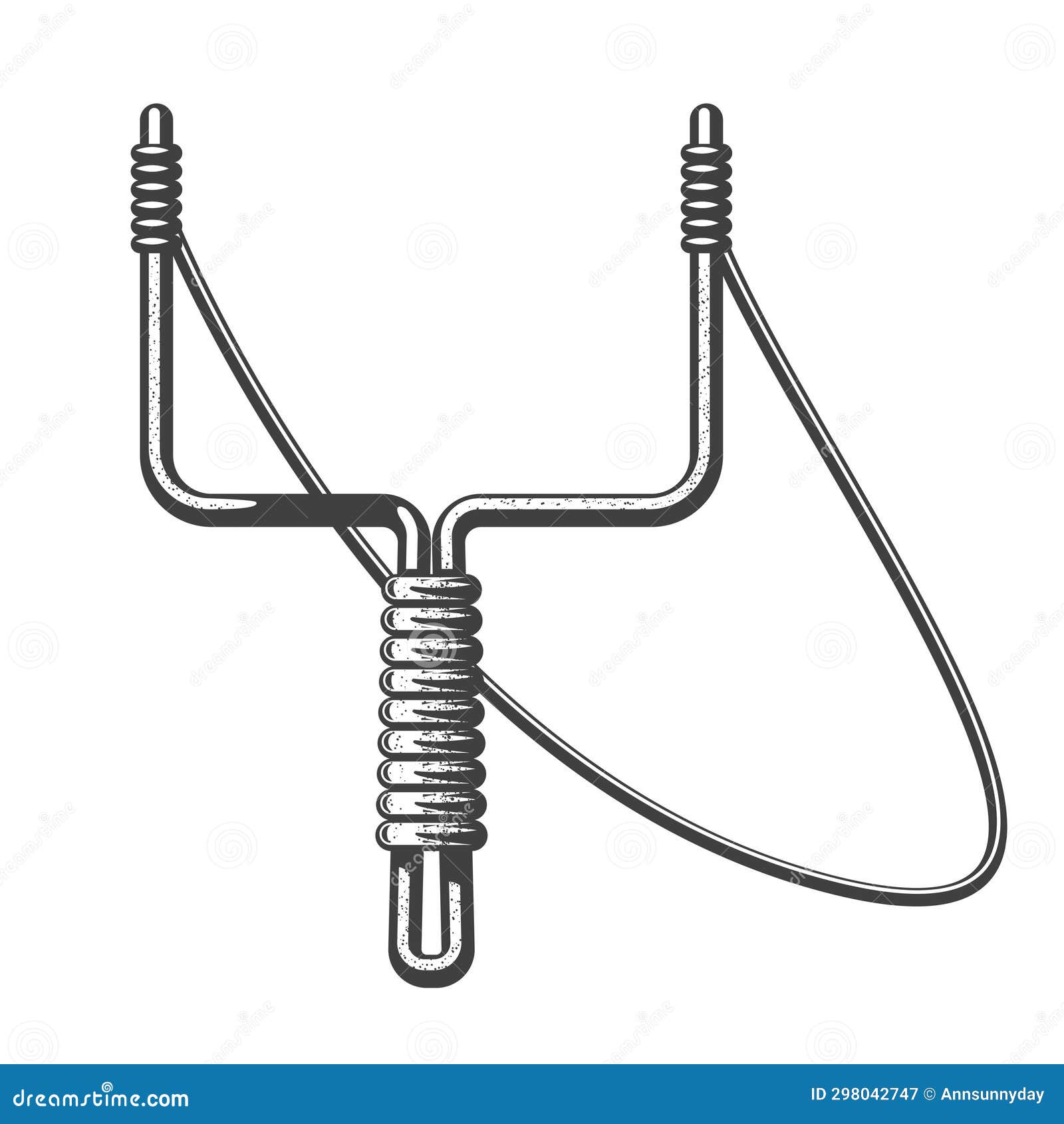 Catapult Slingshot Cartoon Vector Illustration | CartoonDealer.com ...