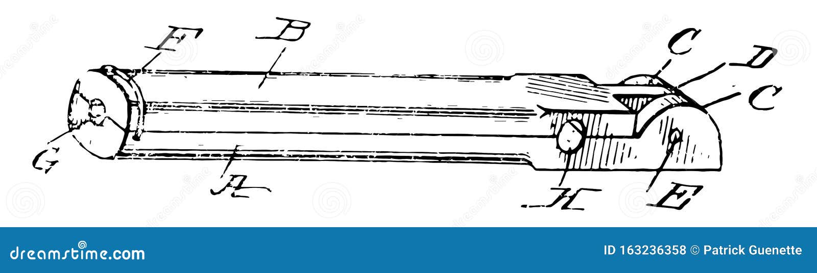 Wire Splicer Vintage Illustration Stock Vector - Illustration of black ...