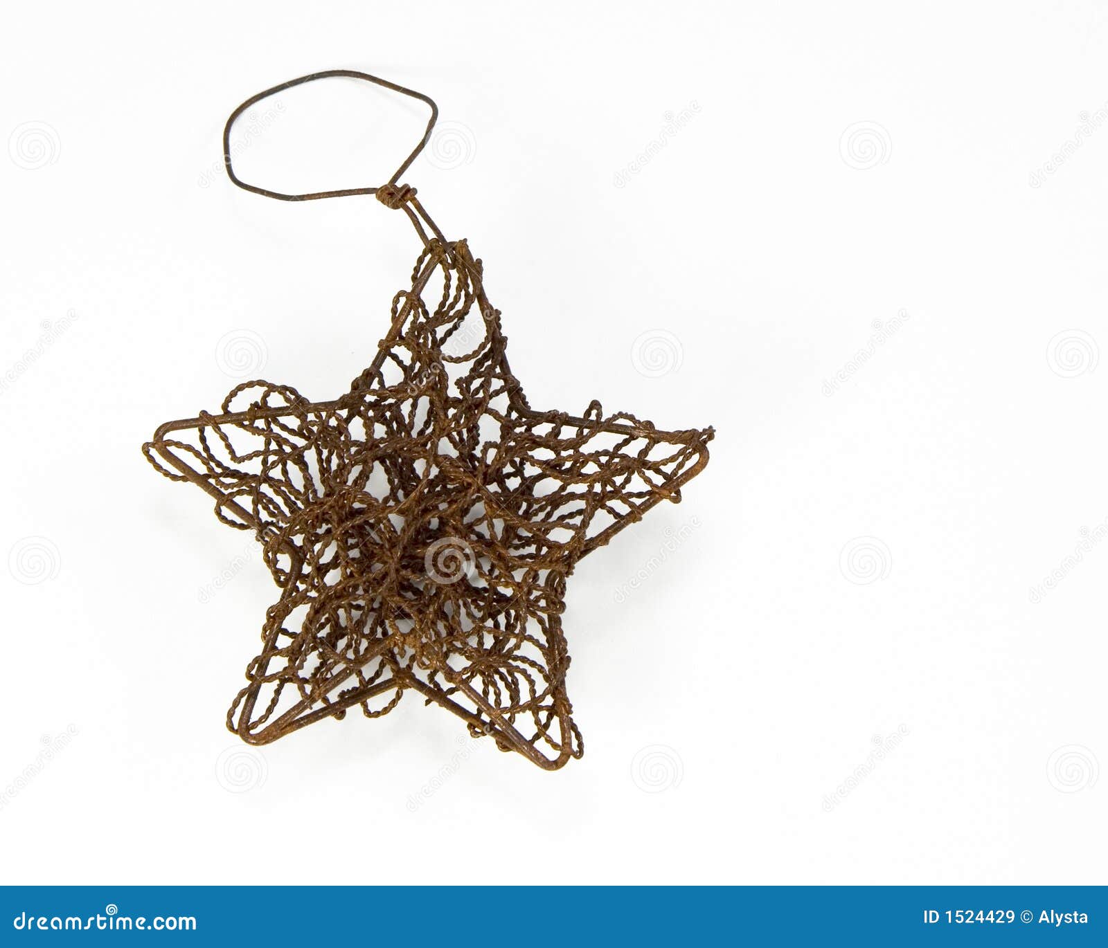 Wire Star Ornament stock image. Image of star, merry, mesh - 1524429
