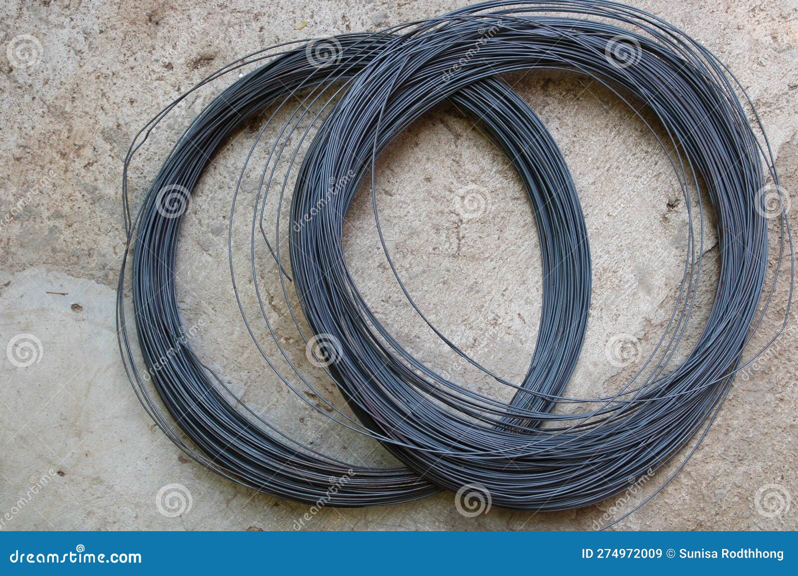 Wire Steel Bar.Roll of Wire Stock Image - Image of industry ...