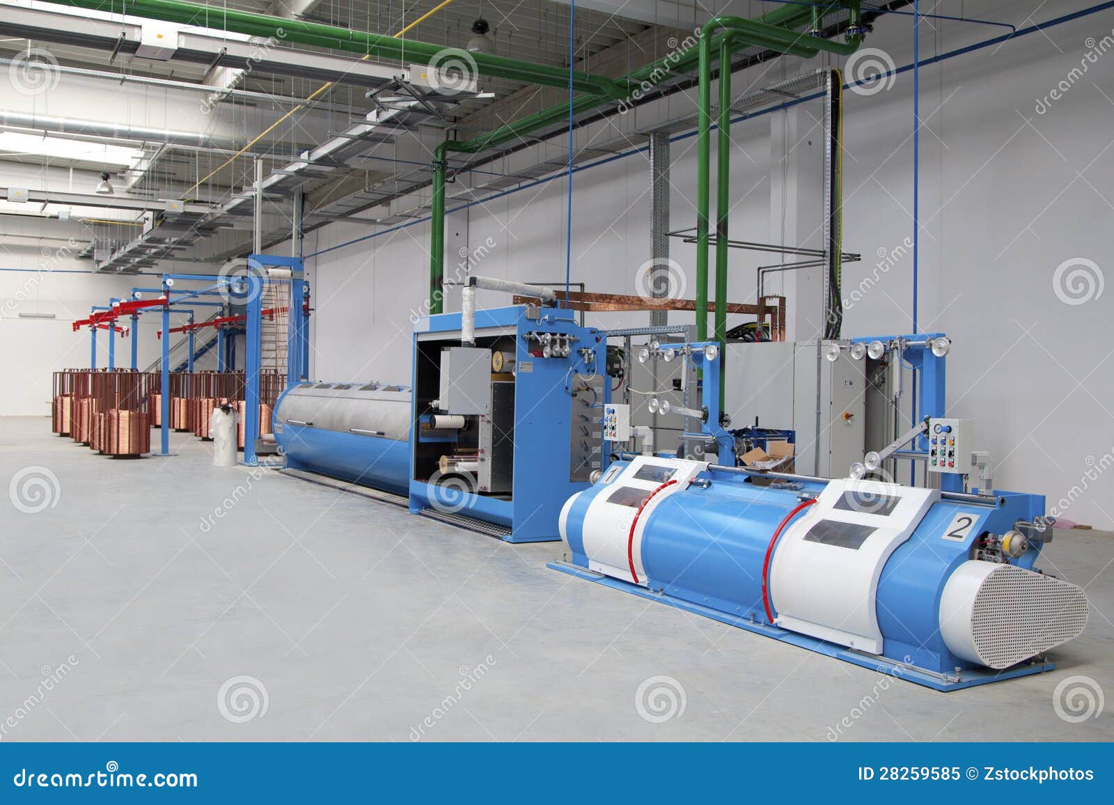 Wire stretcher stock image. Image of long, roll, cable - 28259585