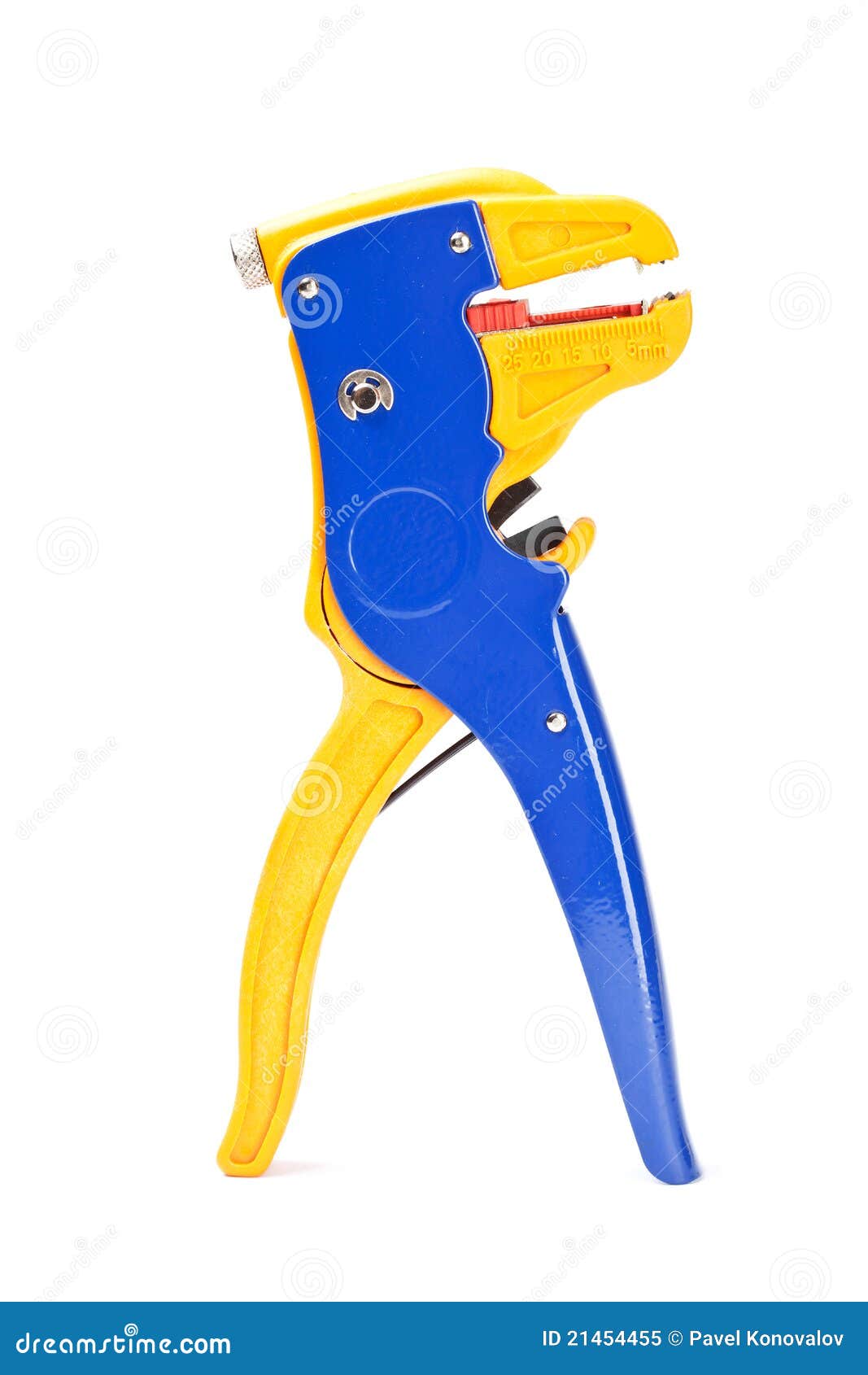 Wire stripper stock image. Image of blue, handyman, closeup - 21454455