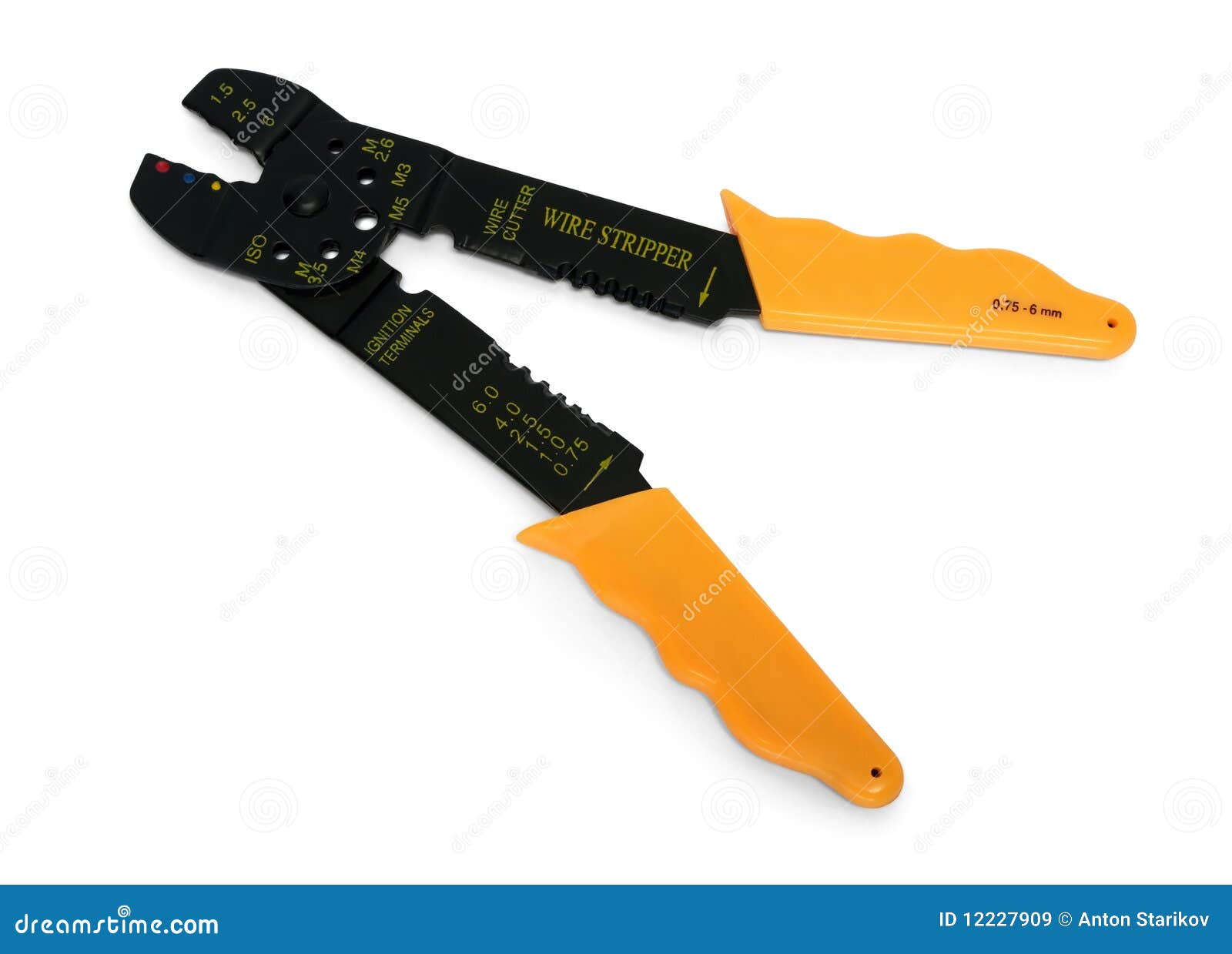 Wire stripper and cutter stock image. Image of cable - 12227909
