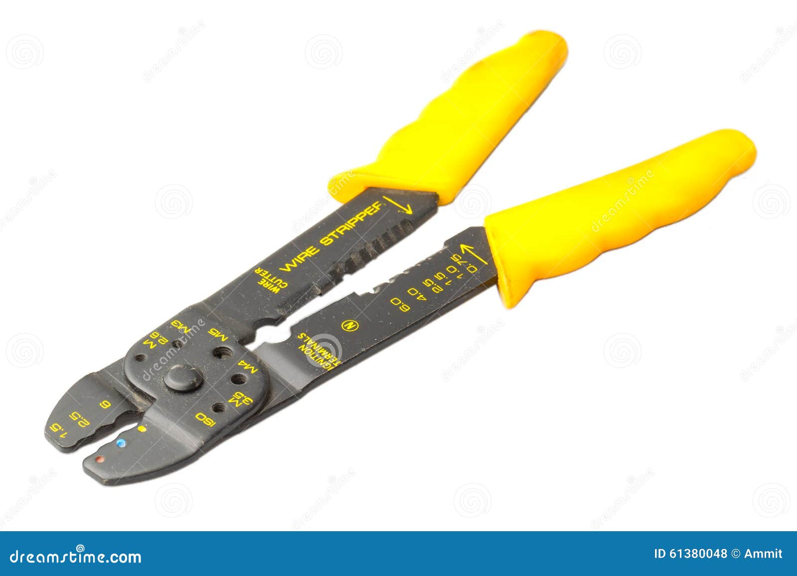 Wire Stripper Isolated on White Stock Photo - Image of modern ...