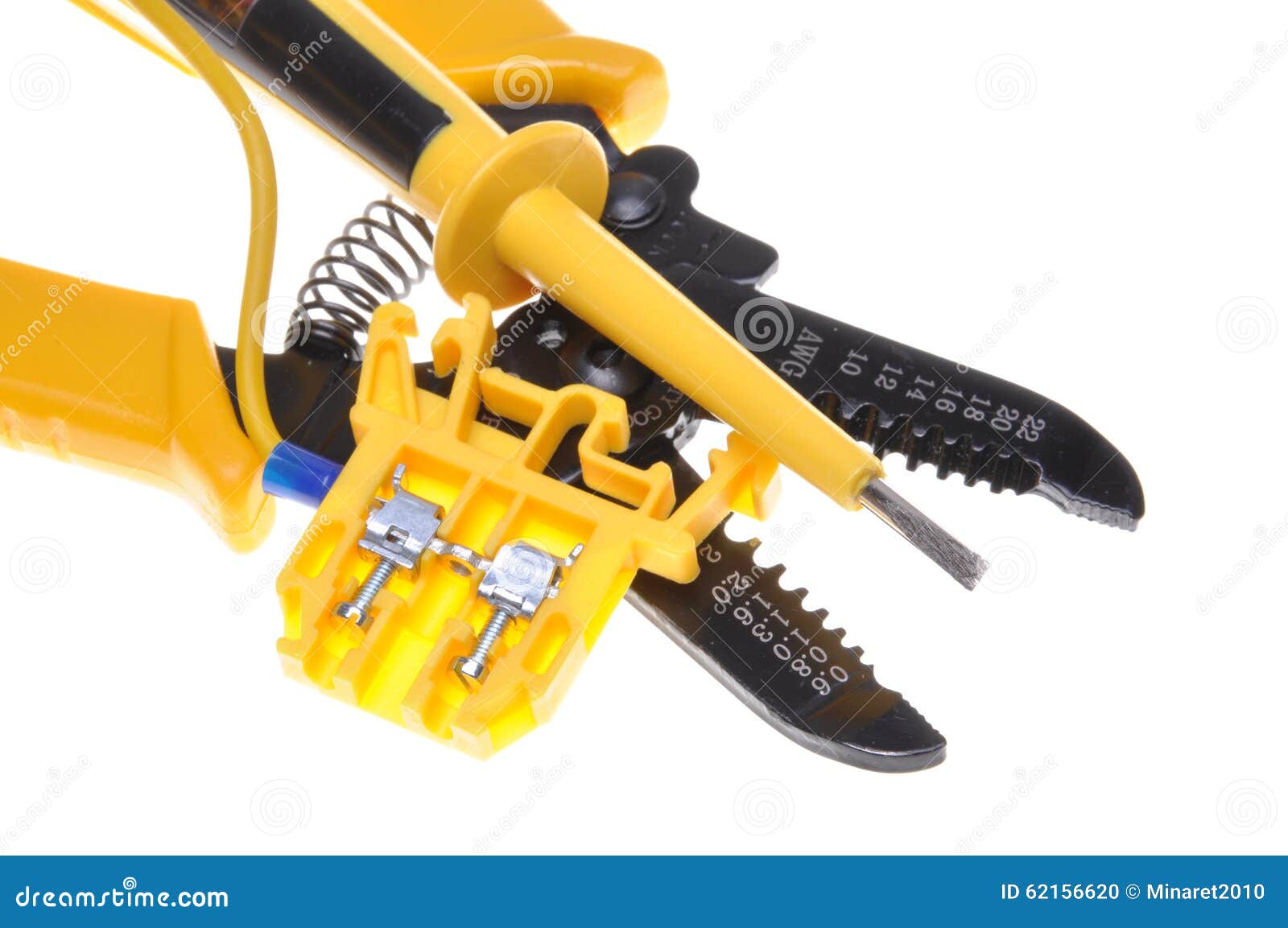 Wire Stripper Tool and Cable Stock Photo - Image of stripper, tech ...