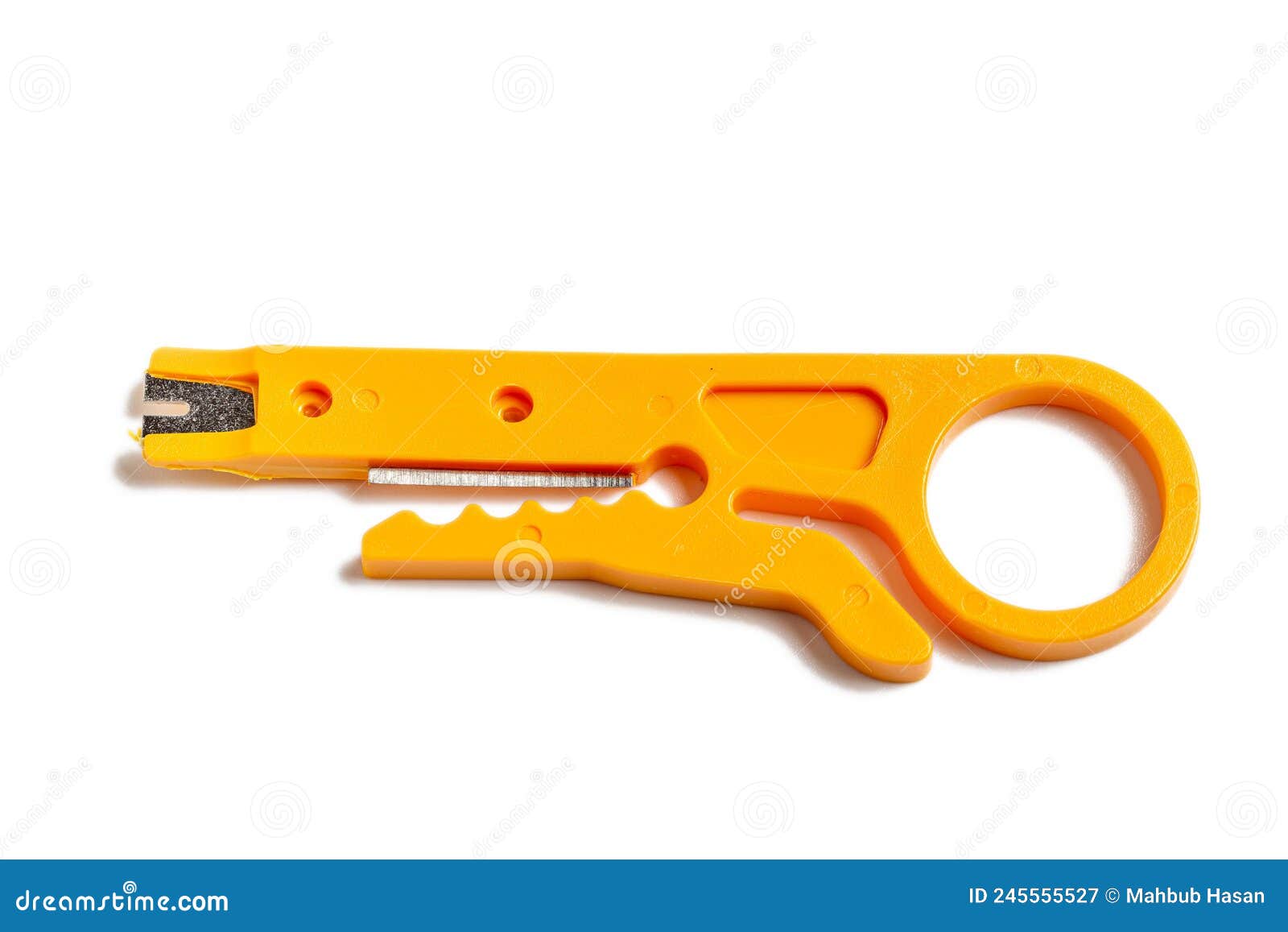 Wire Stripping Tool on White Background Stock Image - Image of ...