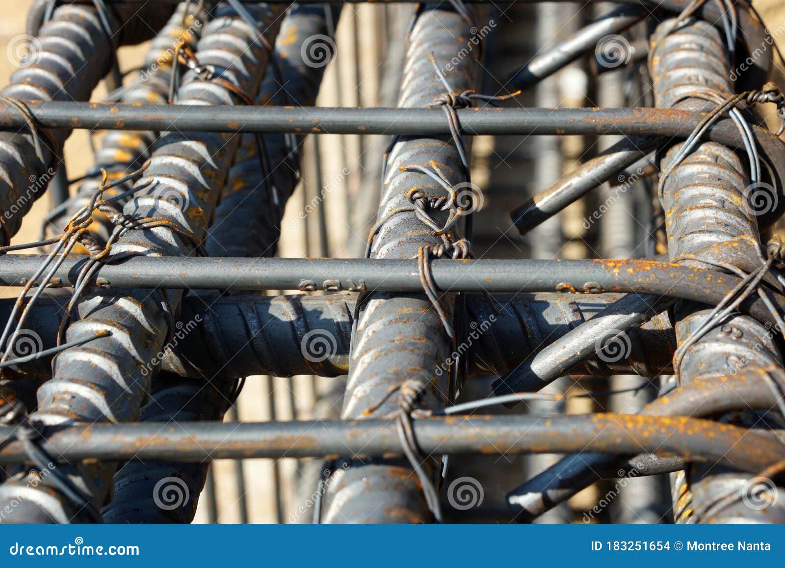 Wire Truss Scheme for Making Beam Structures. Construction Rebar Steel ...