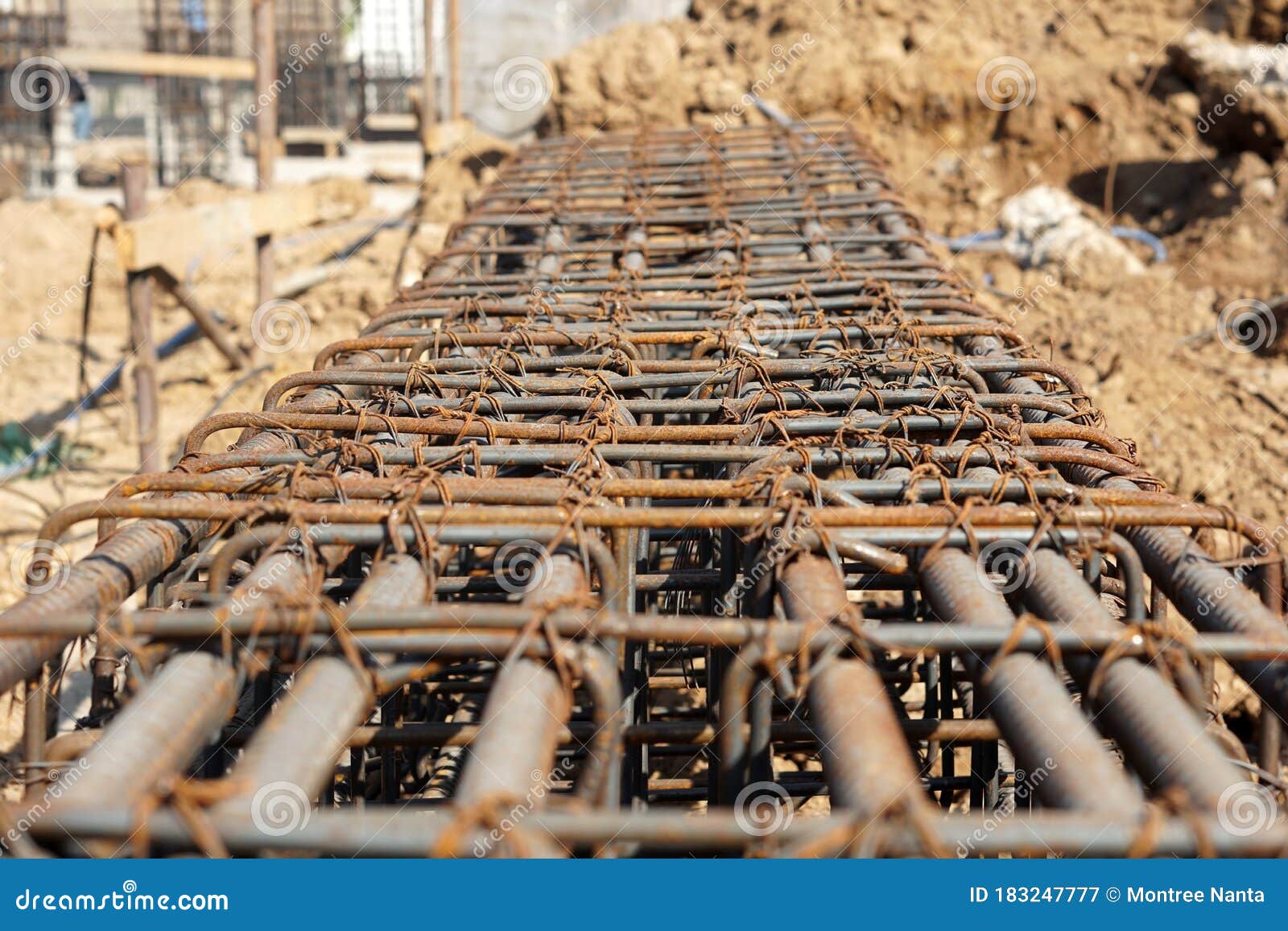 Wire Truss Scheme for Making Beam Structures. Construction Rebar Steel ...