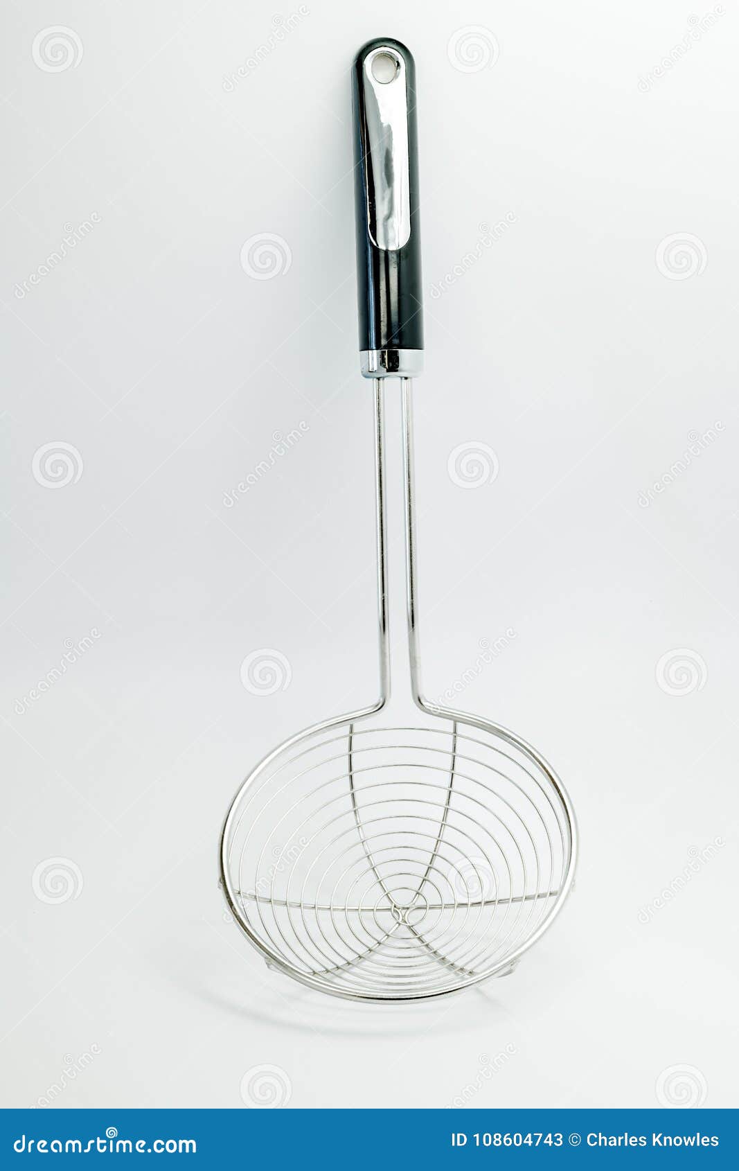 Wire Webbed Strainer Kitchen Tool Used for Cooking Stock Image - Image ...