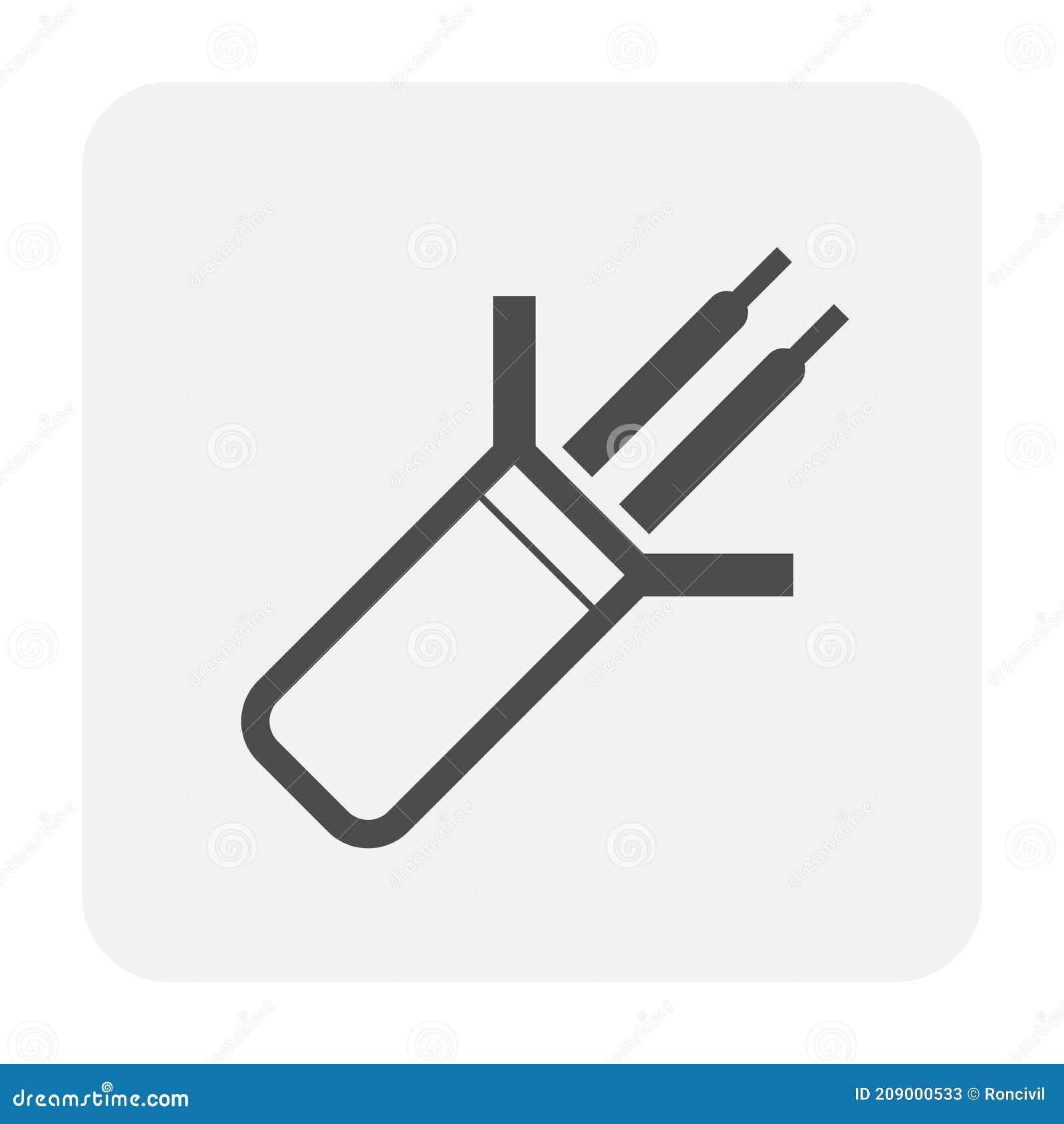 Welding Electrode Icon Cartoon Vector | CartoonDealer.com #196245109