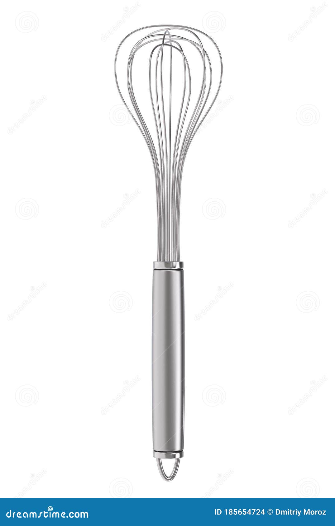 Wire Whisk Isolated on White Background Stock Illustration ...