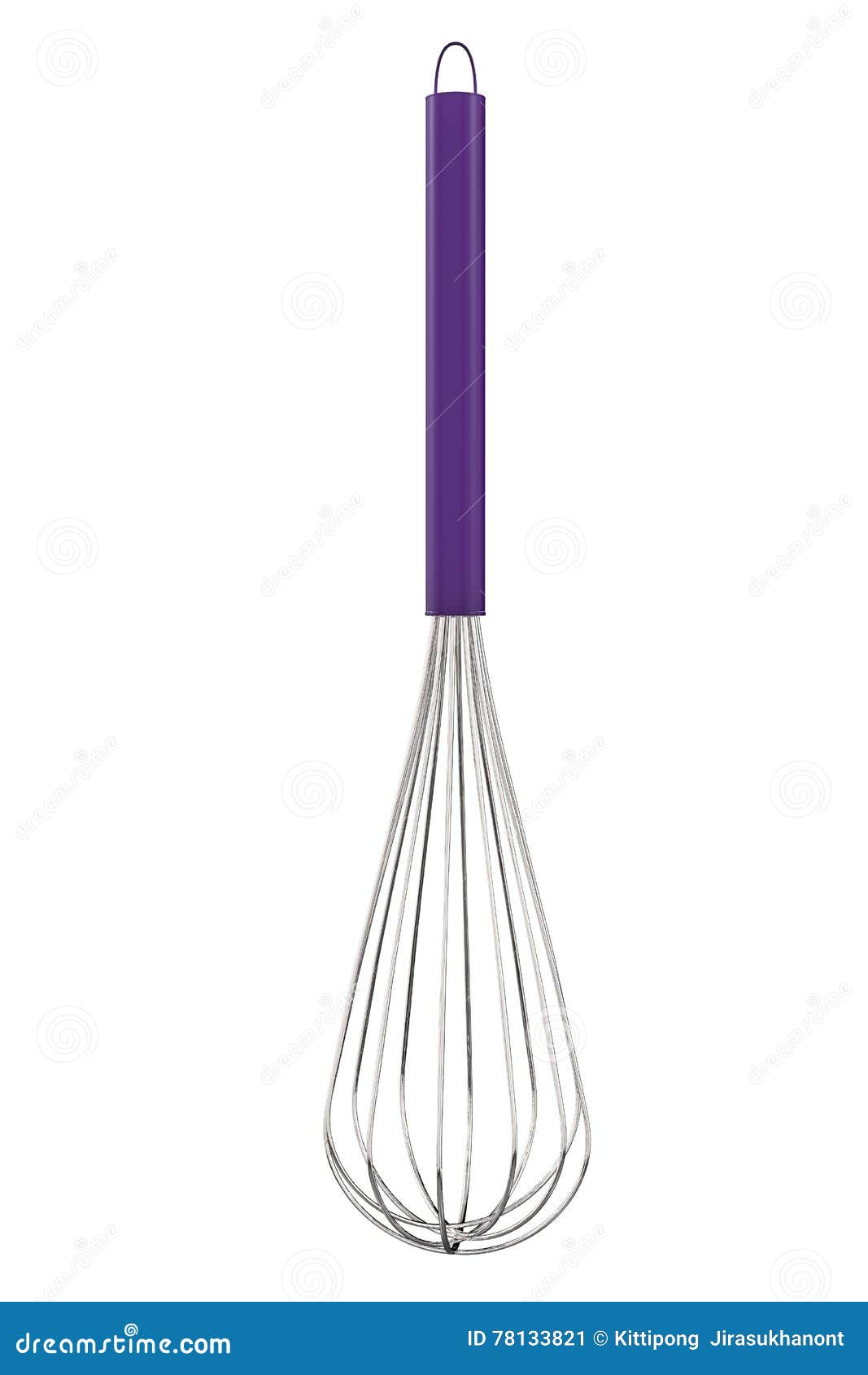 Wire Whisk Isolated on White Stock Image - Image of wire, rendering ...