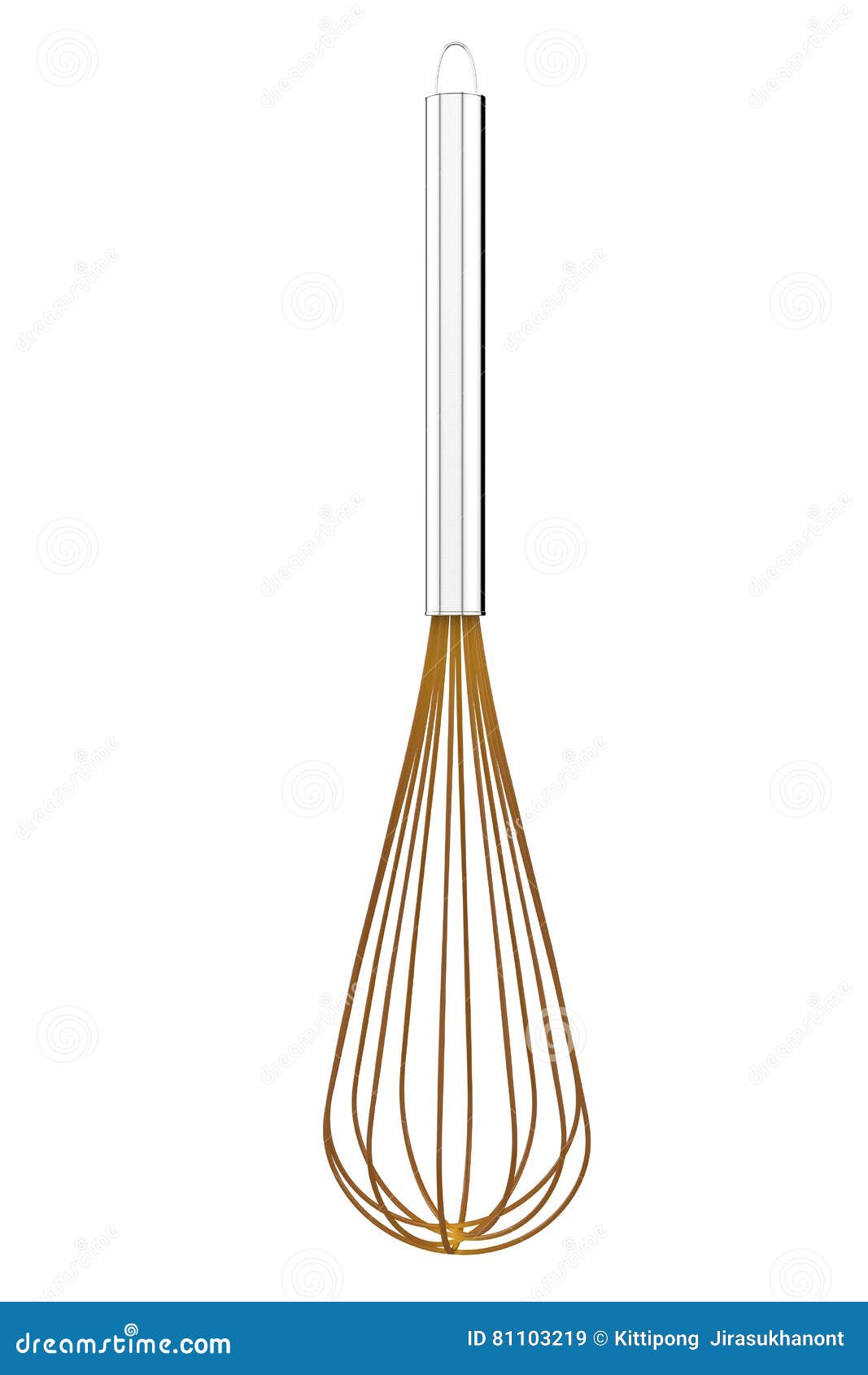 Wire Whisk Isolated on White Stock Illustration - Illustration of ...