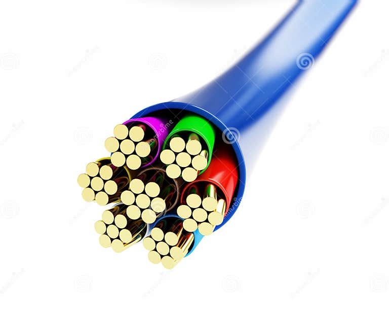 Wire, Wired, Wires 3d Illustrations Stock Illustration - Illustration ...