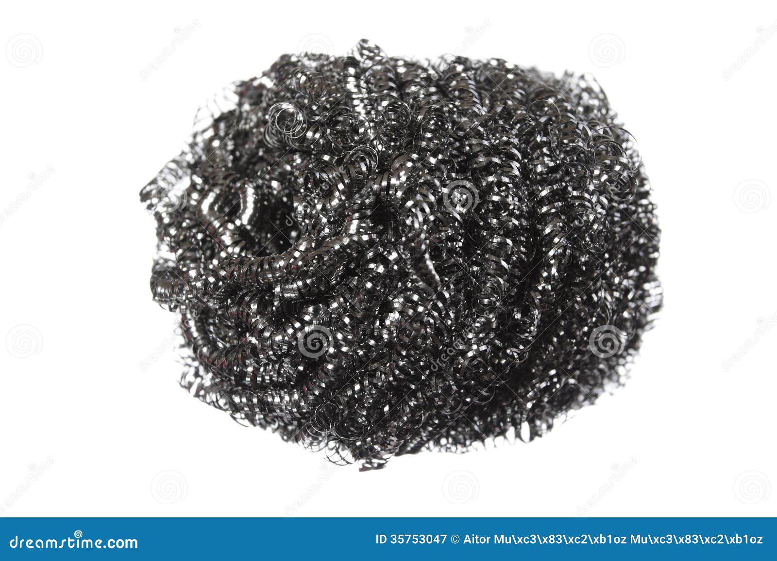 Wire wool scourer stock image. Image of stack, metal - 35753047
