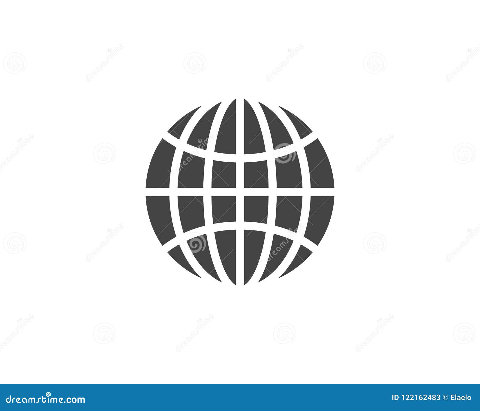 Wire World Icon Template Vector Stock Vector - Illustration of design ...