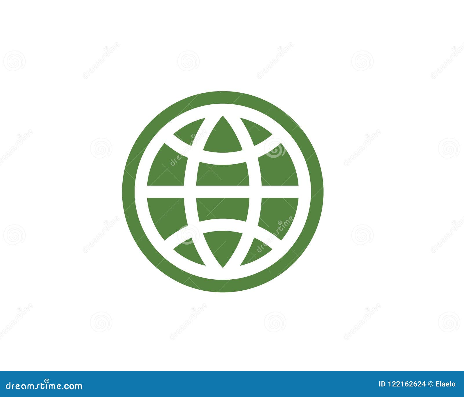 Wire World Icon Template Vector Stock Vector - Illustration of round ...