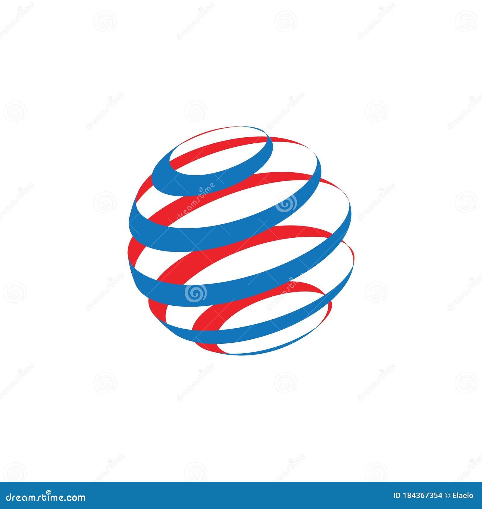 Wire World Logo Template stock illustration. Illustration of isolated ...