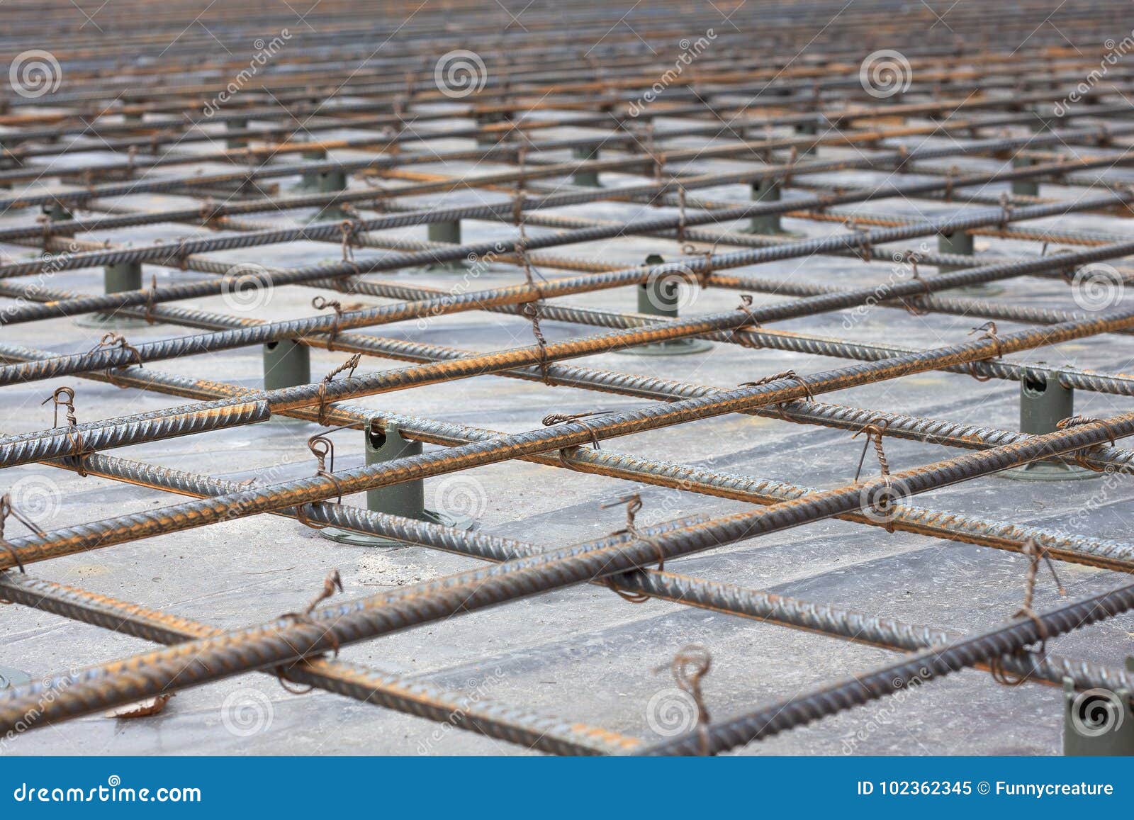 The Armature Is Wired, The Foundation Of The Concrete Solution ...