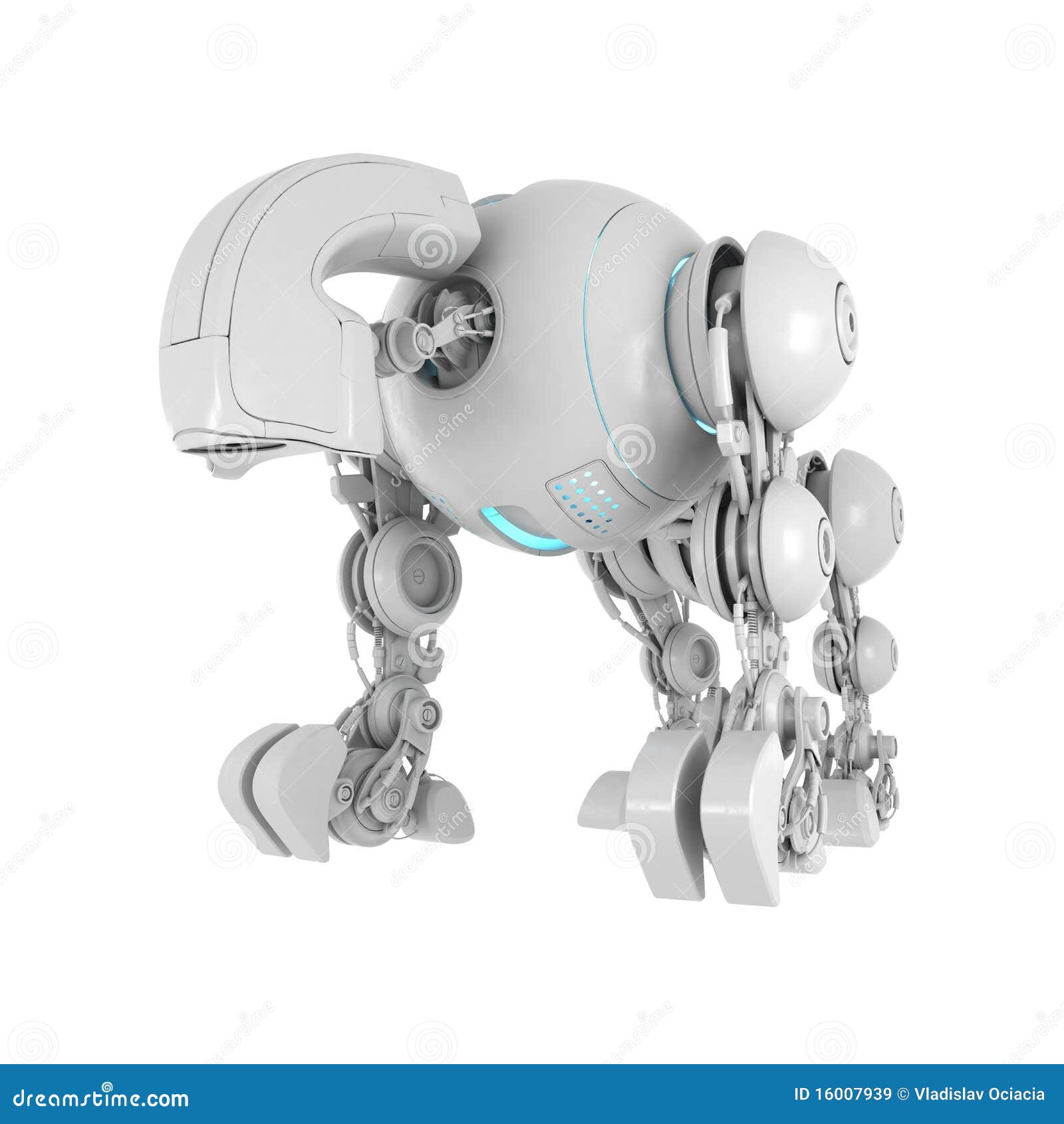 Wired Robotic Futuristic Woman Stock Photo | CartoonDealer.com #16590768
