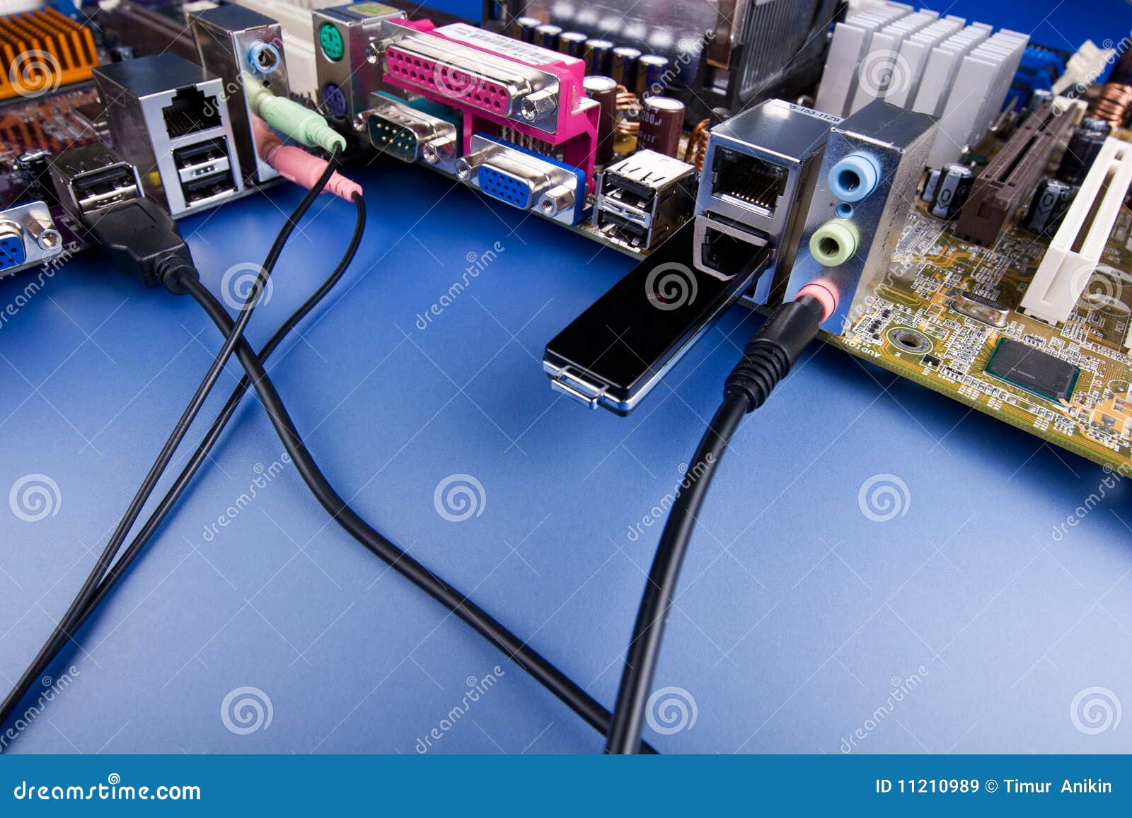 Wired media hardware stock image. Image of connect, electronic - 11210989