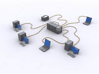 Wired network diagram stock illustration. Illustration of wires - 10307215