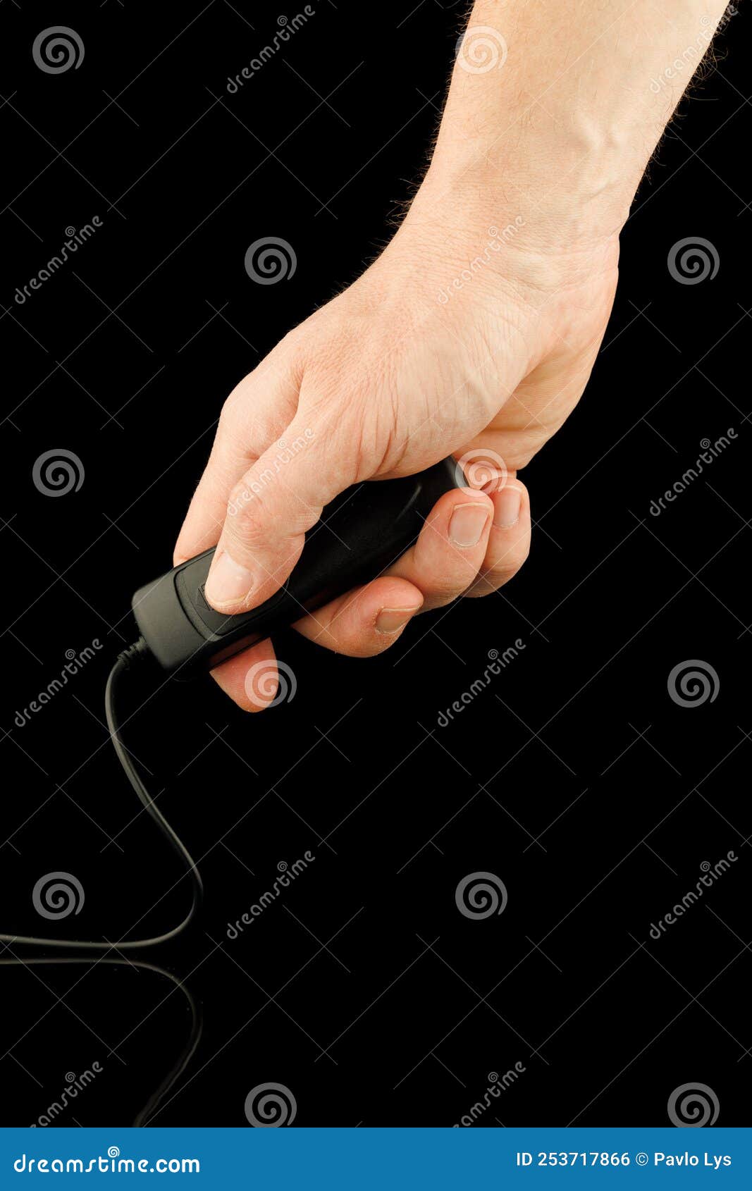 Wired Remote Control Camera in Hand Stock Photo - Image of digital ...