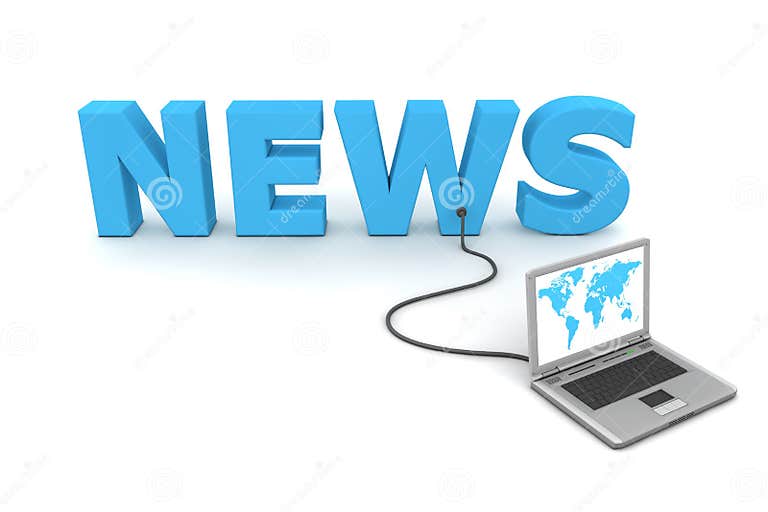 Wired to News stock illustration. Illustration of latest - 9477759